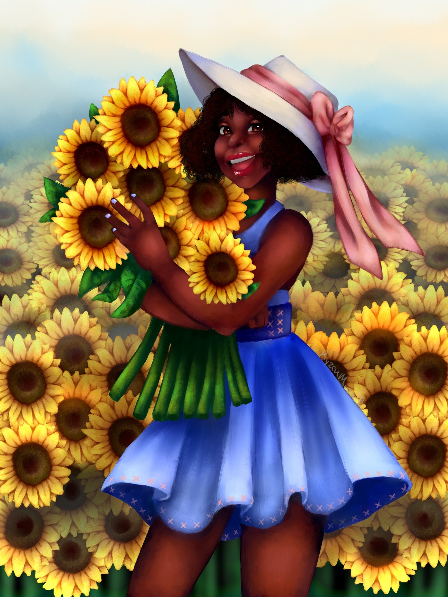 ArtStation - Sunflower-Girl