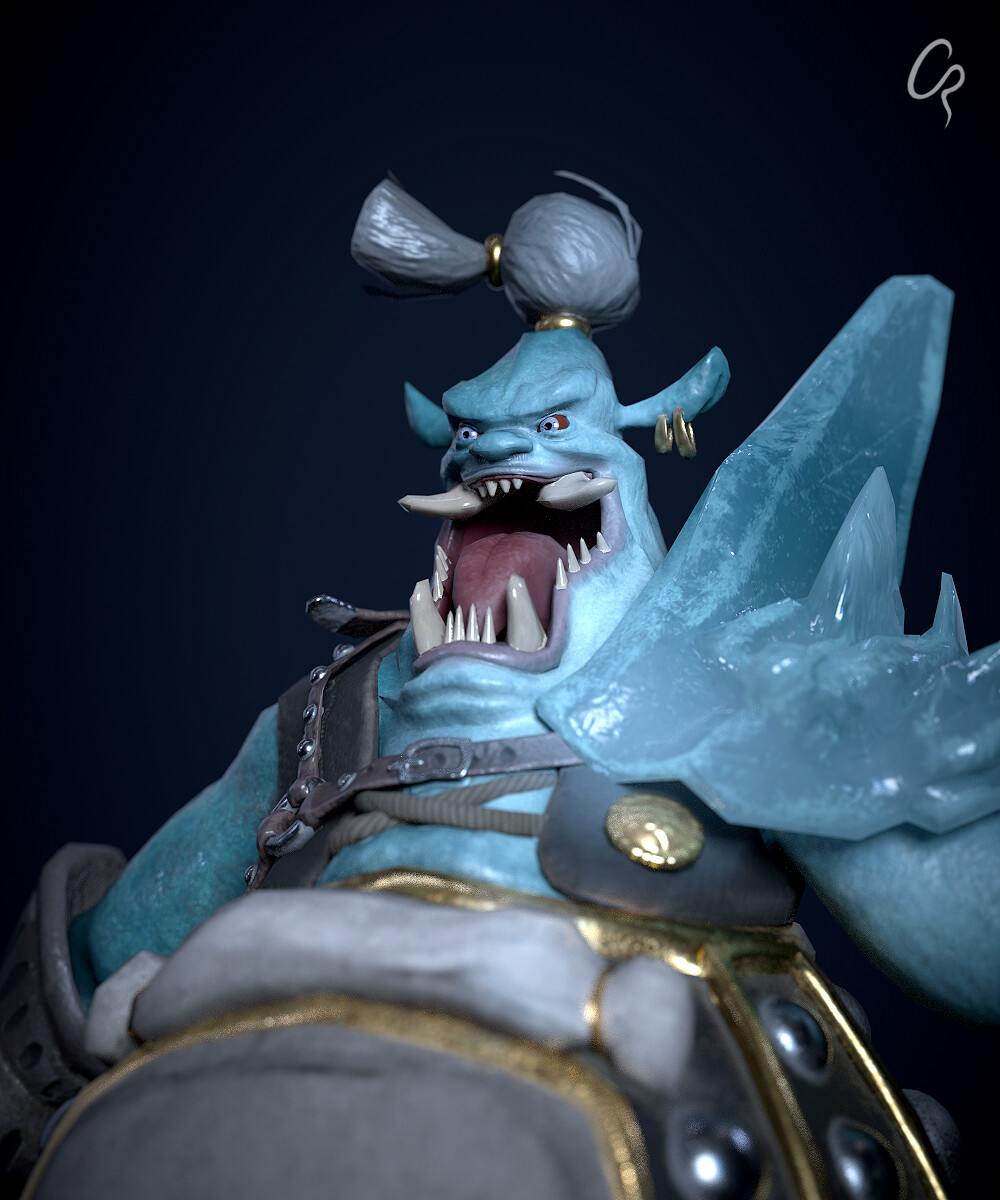 ArtStation - Big Frozen Enemy