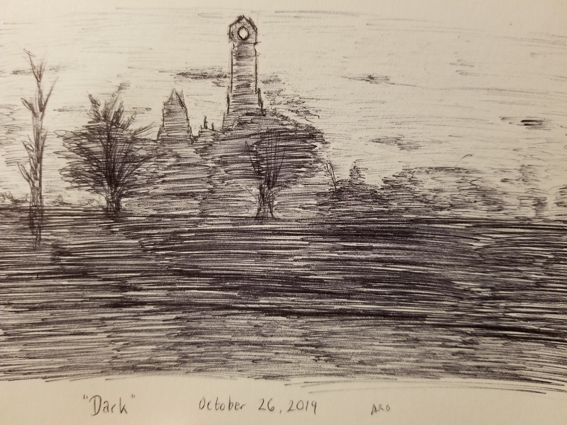 Andrew Benz - Inktober 2019, 25 and 26