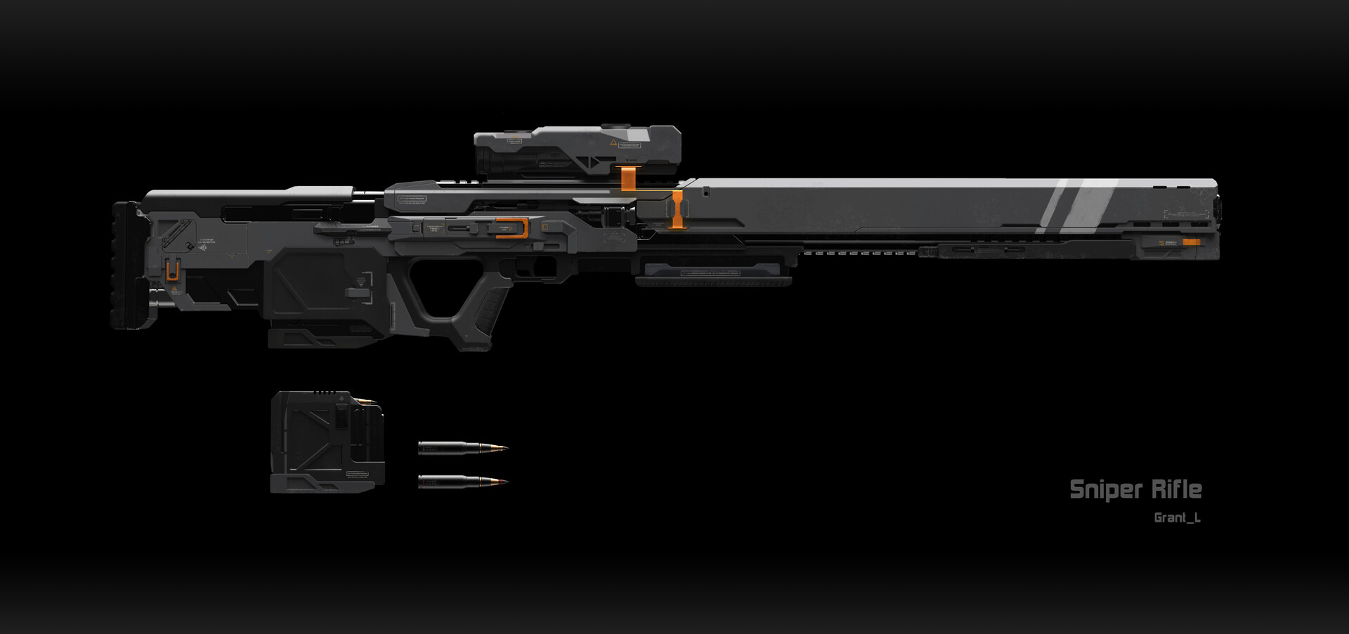 ArtStation - Sniper rifle