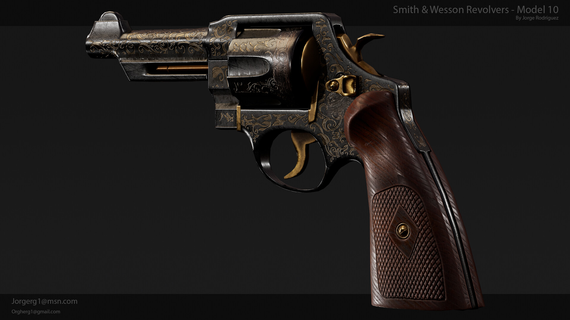 ArtStation - Smith & Wesson Revolvers - Model 10