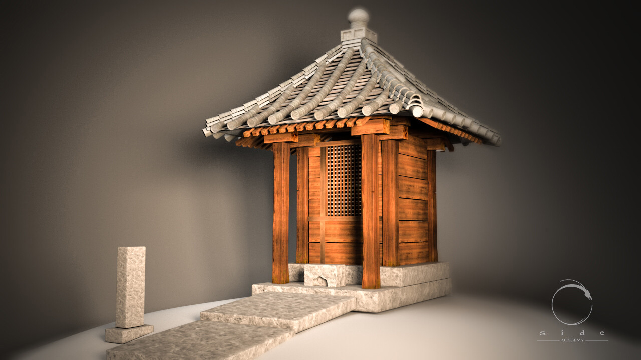 ArtStation - Samurai Small Temple