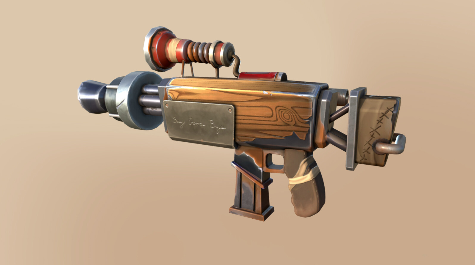 how to draw a gun of fortnite