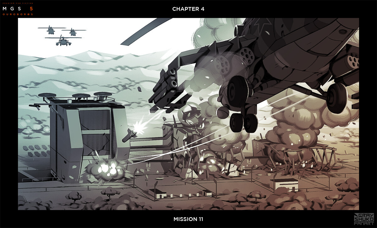 Gray Shuko - MGS 5 Ourobor0s - Chapter 4