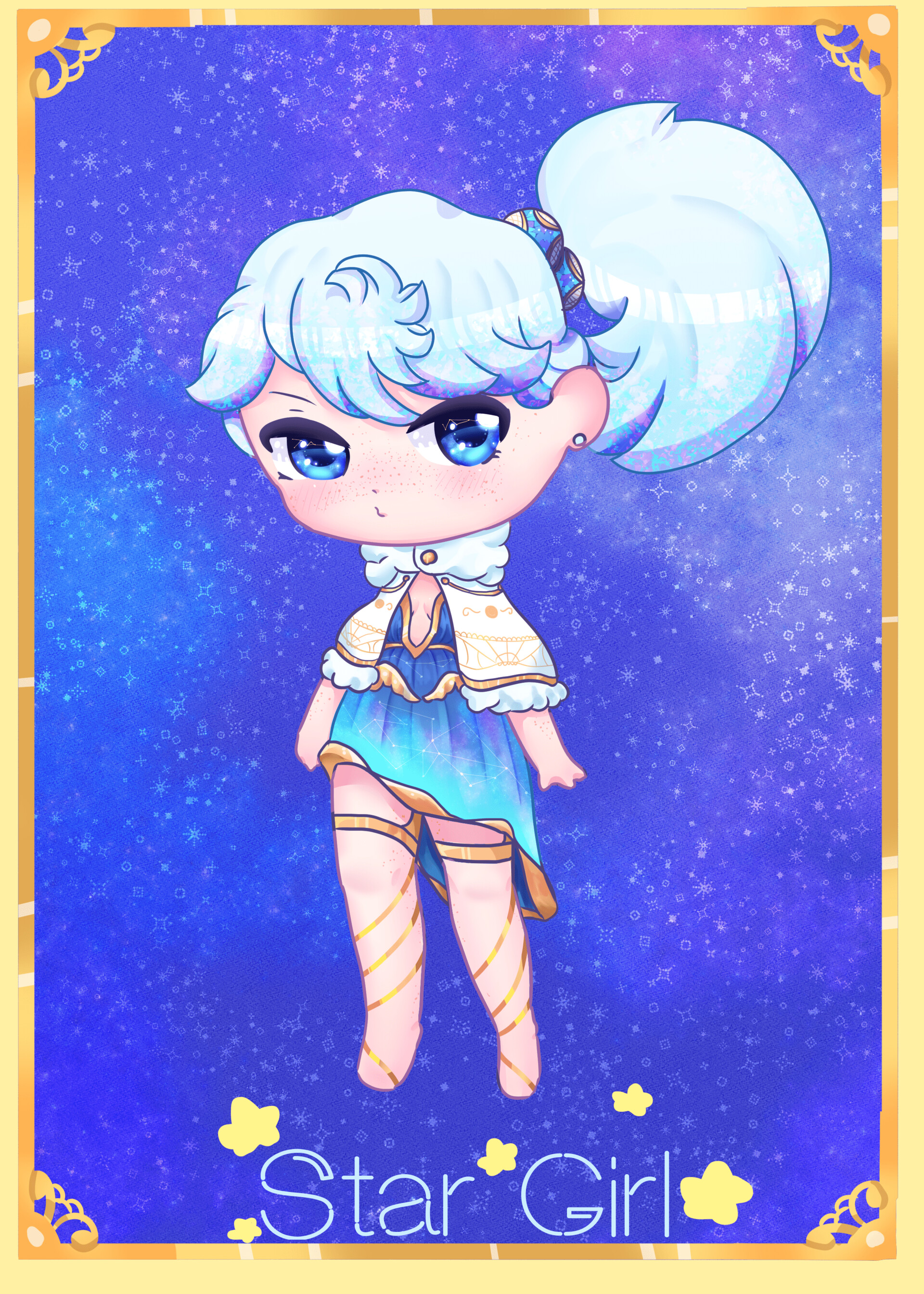 ArtStation - Star girl