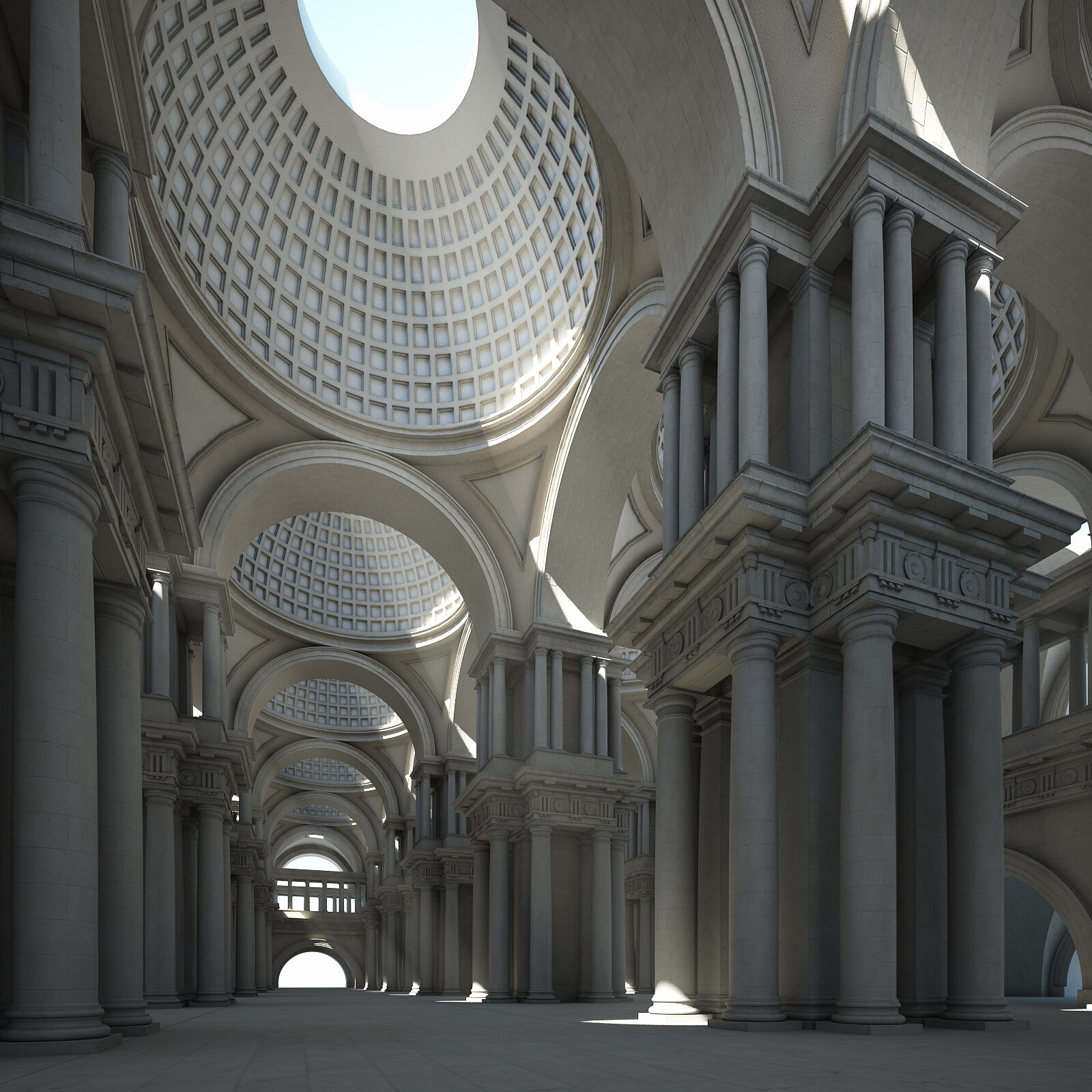 ArtStation - Doric Hall