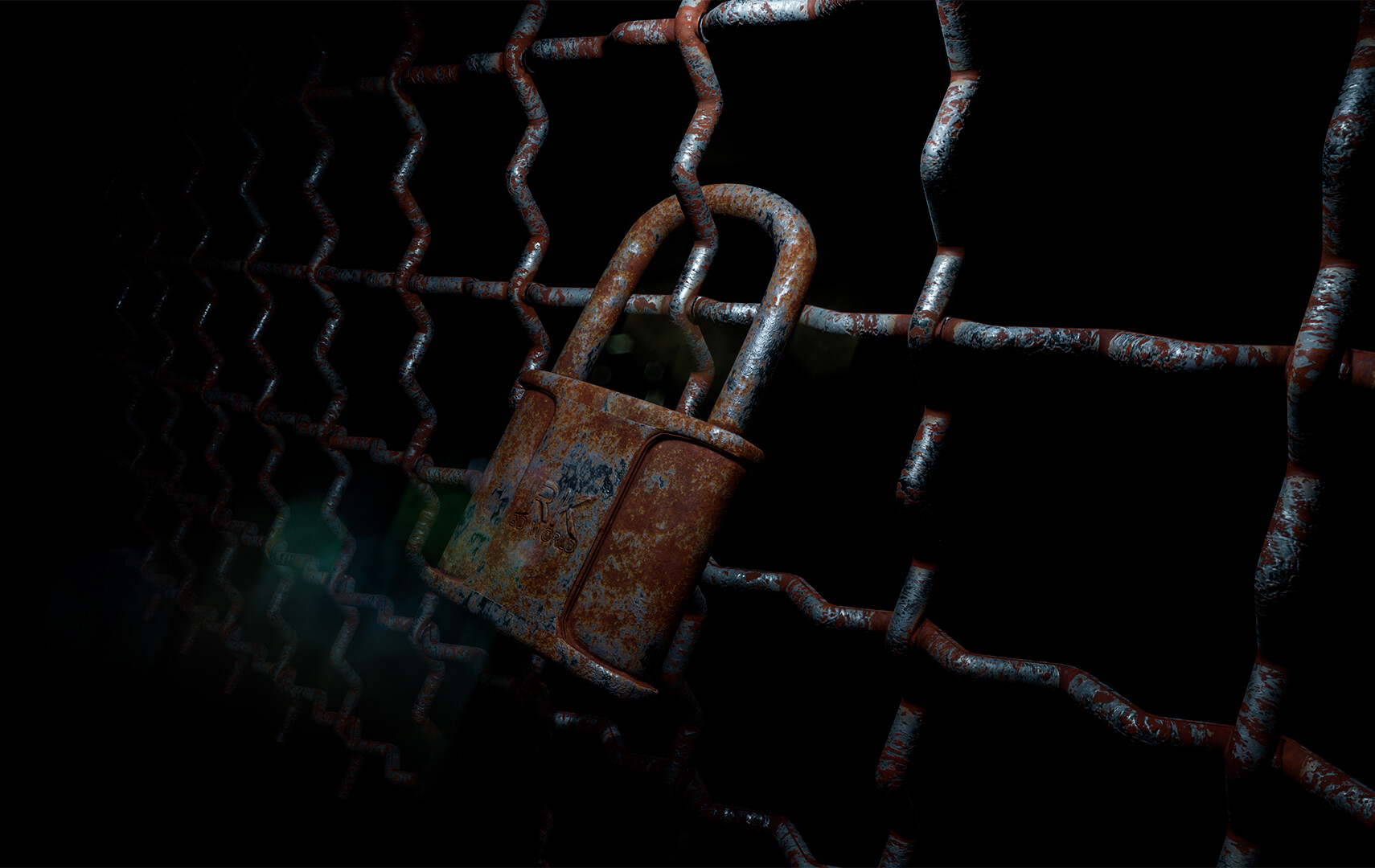 ArtStation - Rusted lock