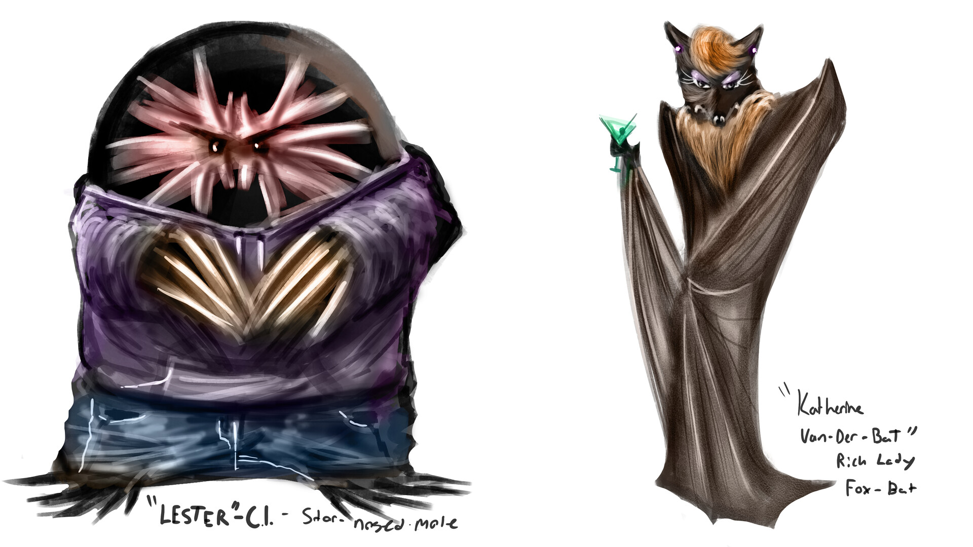 ArtStation - Anthropomorphic Characters concept design