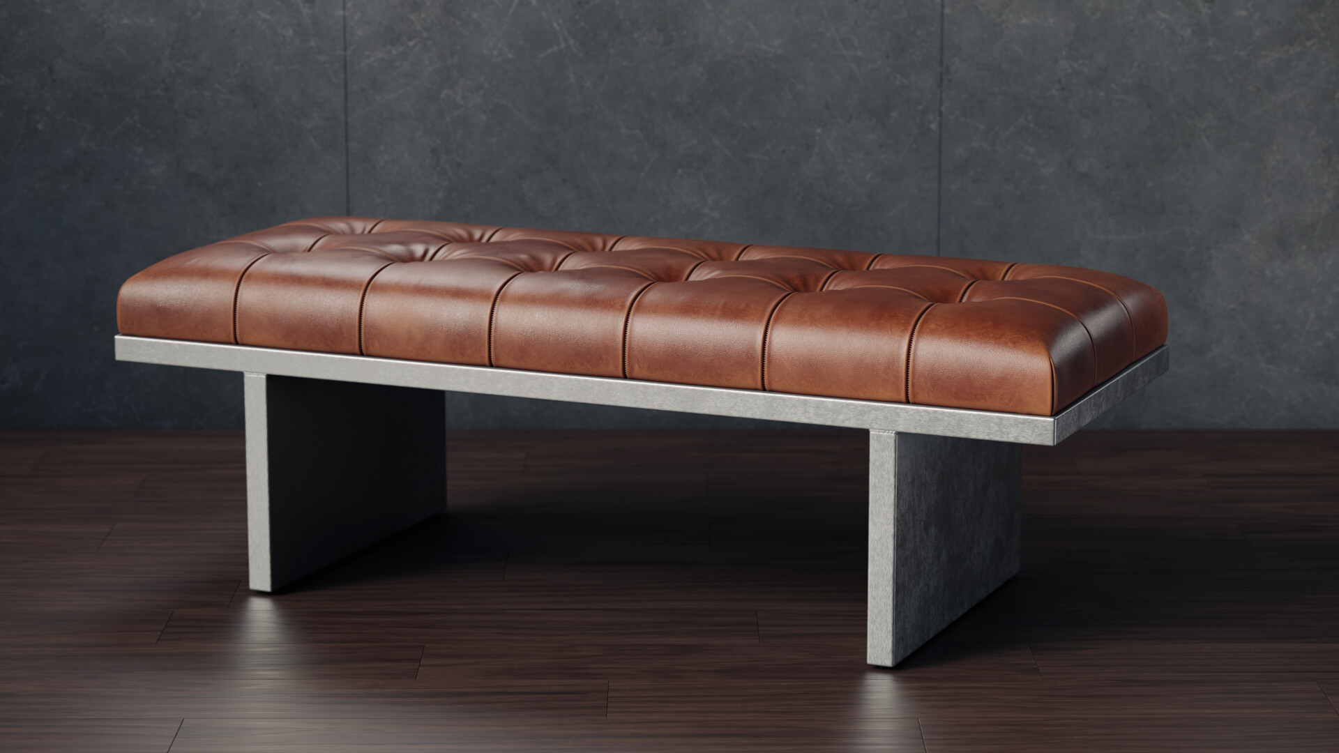 ArtStation - Leather Bench, Steven Leach