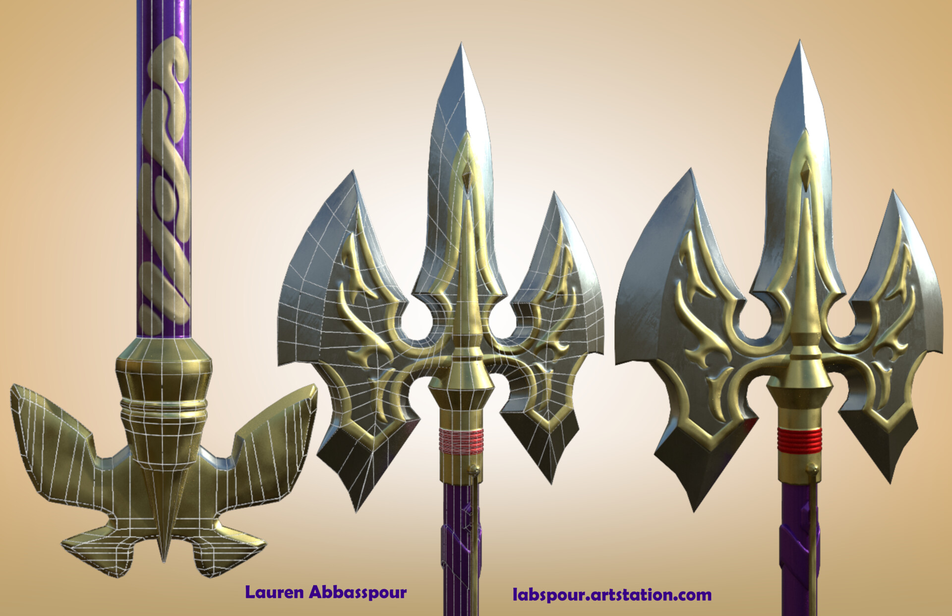 Lauren Abbasspour - Royal Halberd from The Legend of Zelda: Breath of ...