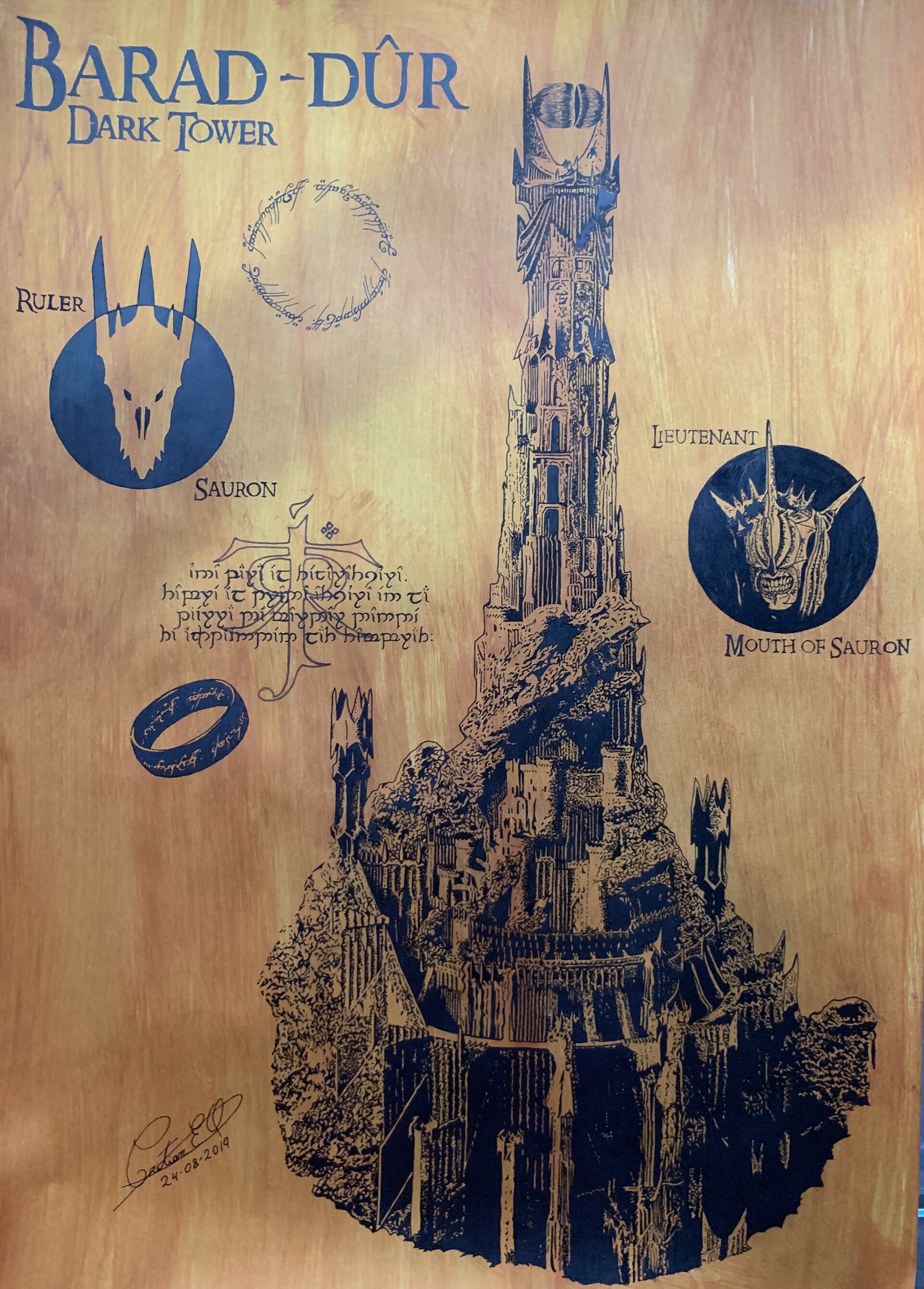 ArtStation - BARAD-DUR LORD OF THE RINGS