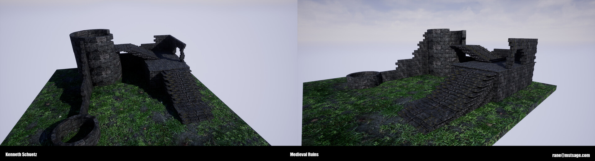 ArtStation - Medieval Ruins