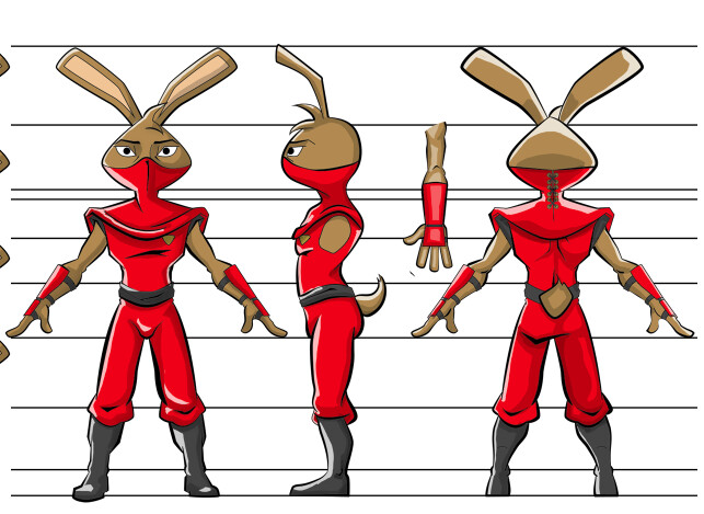 ArtStation - Ninja Rabbit