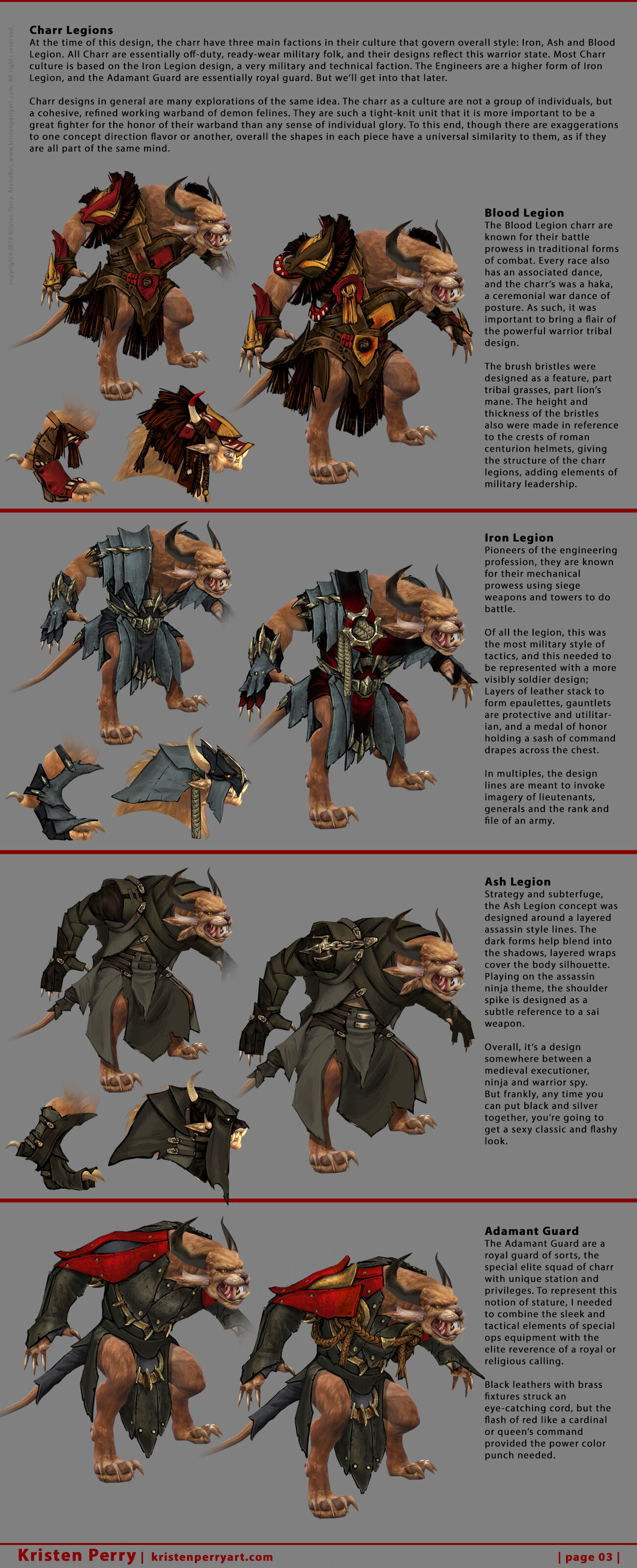 Kristen Perry - Charr Clothing and Female Art Direction | Guild Wars 2