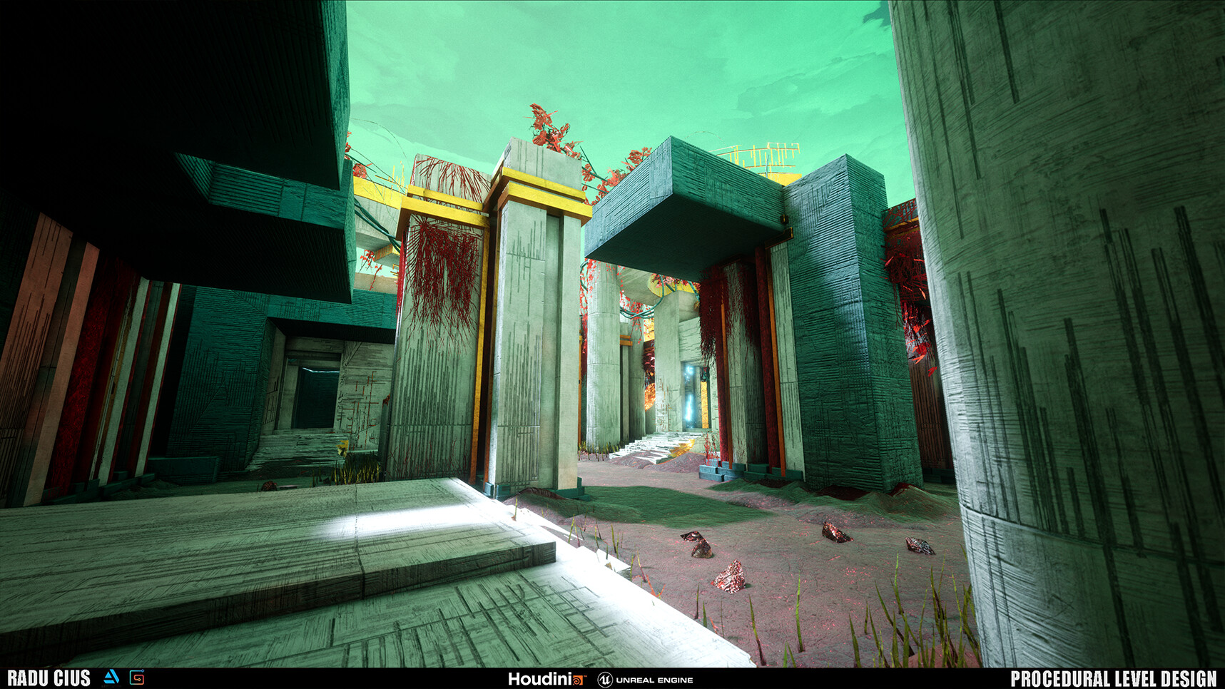 Radu Cius - Houdini Tutorial Procedural Level Design in Unreal Engine 4