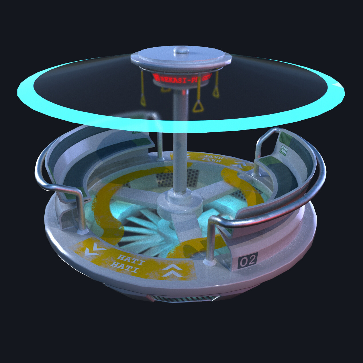 ArtStation - Futuristic Public Transport