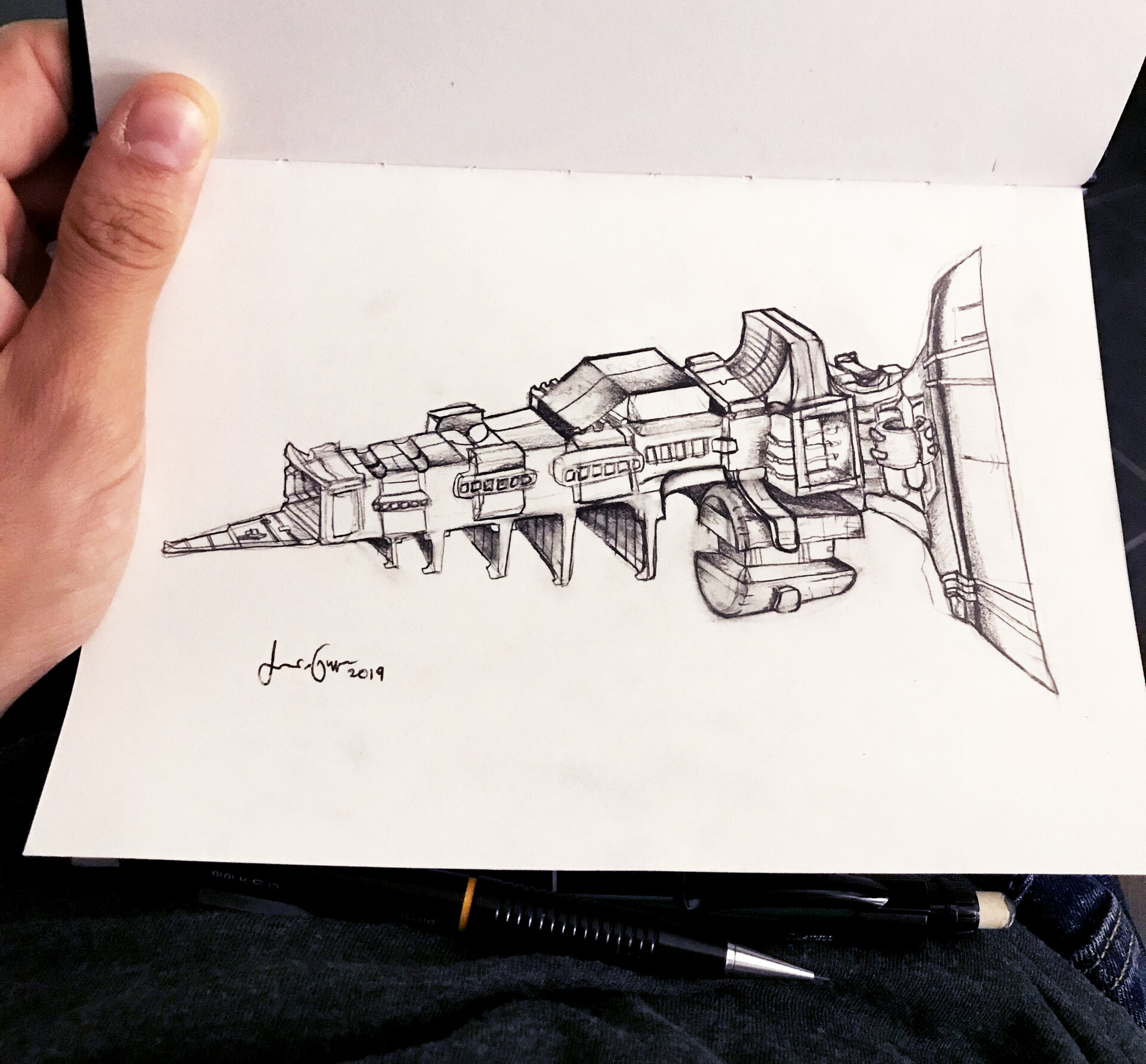 ArtStation - Spaceship design