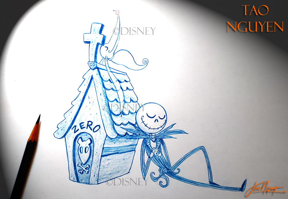 jack and zero drawing