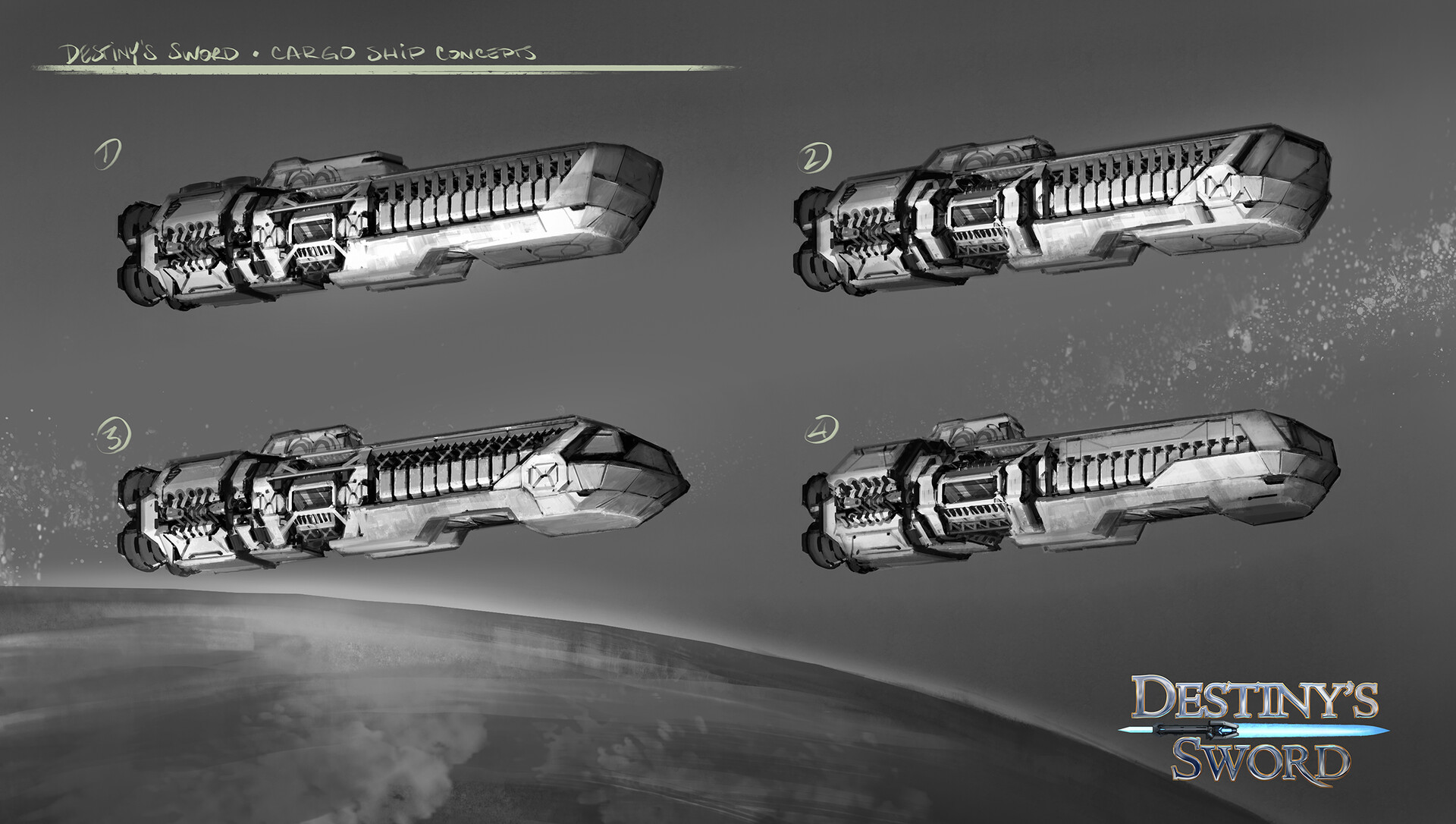 ArtStation - Ship concept design - Destiny's Sword