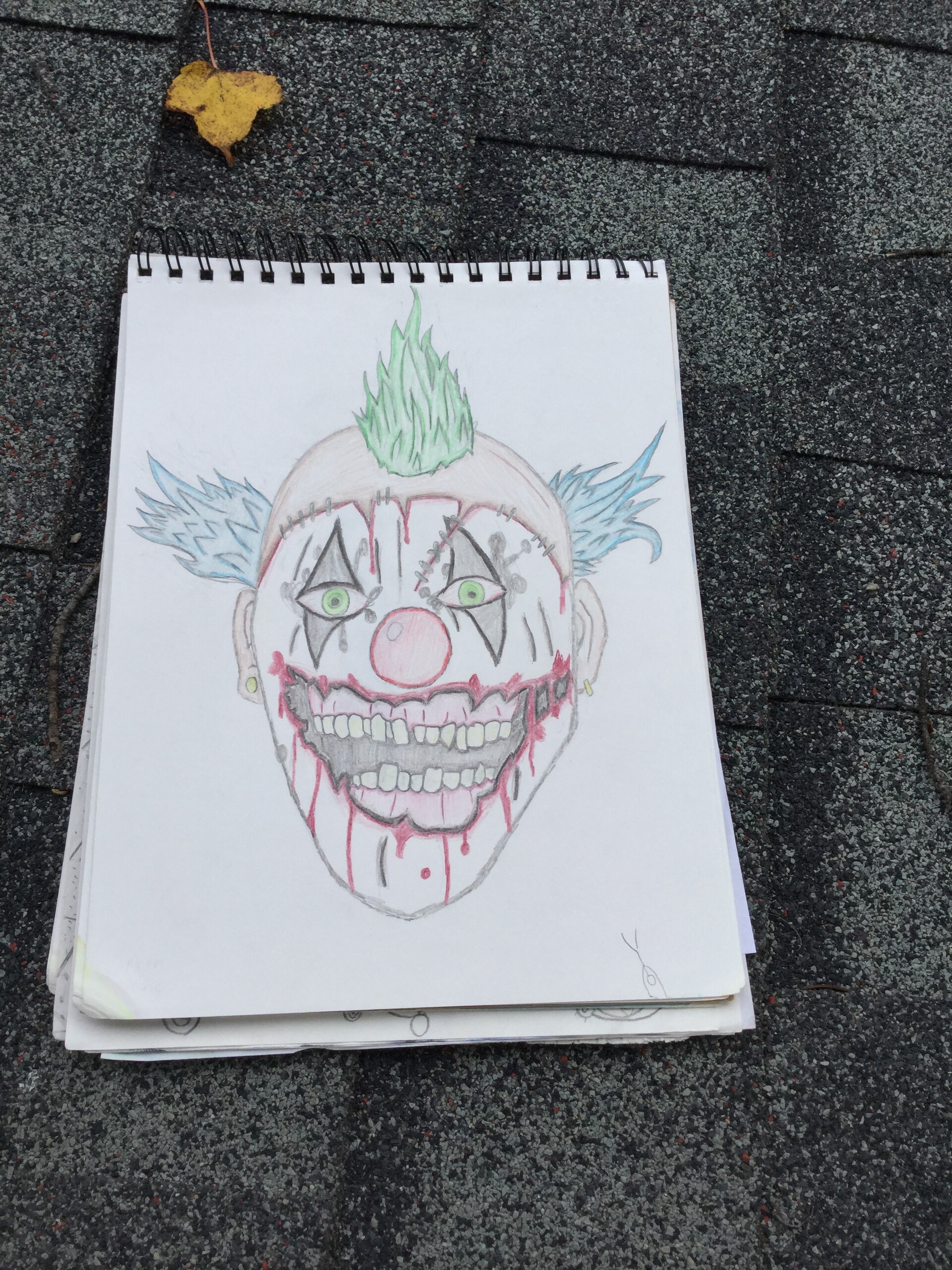 ArtStation - Creepy Pasta clown recreation