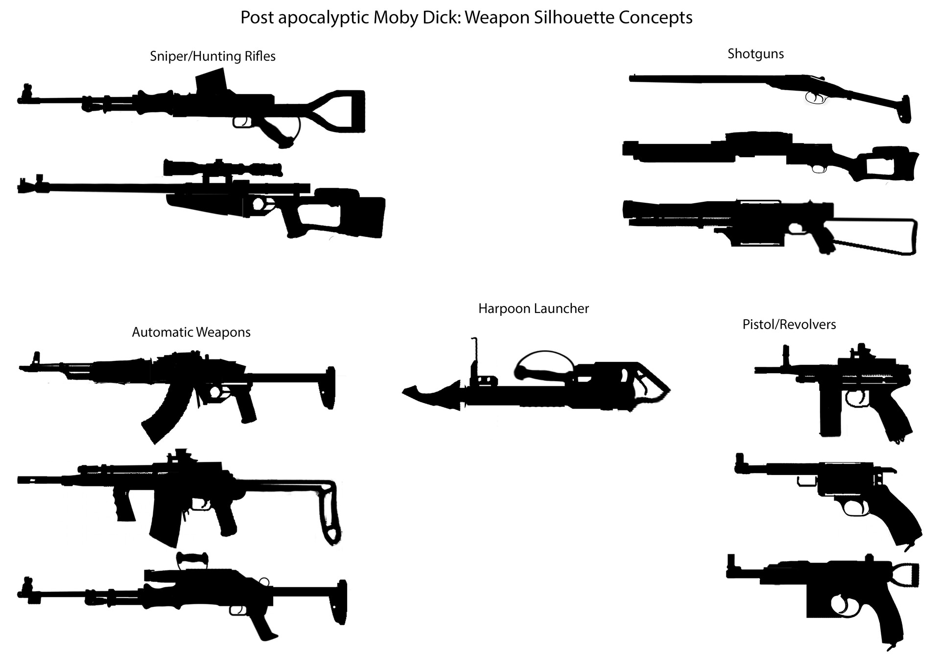 ArtStation - Post Apocalyptic Moby Dick - Weapon Concepts and Harpoon ...