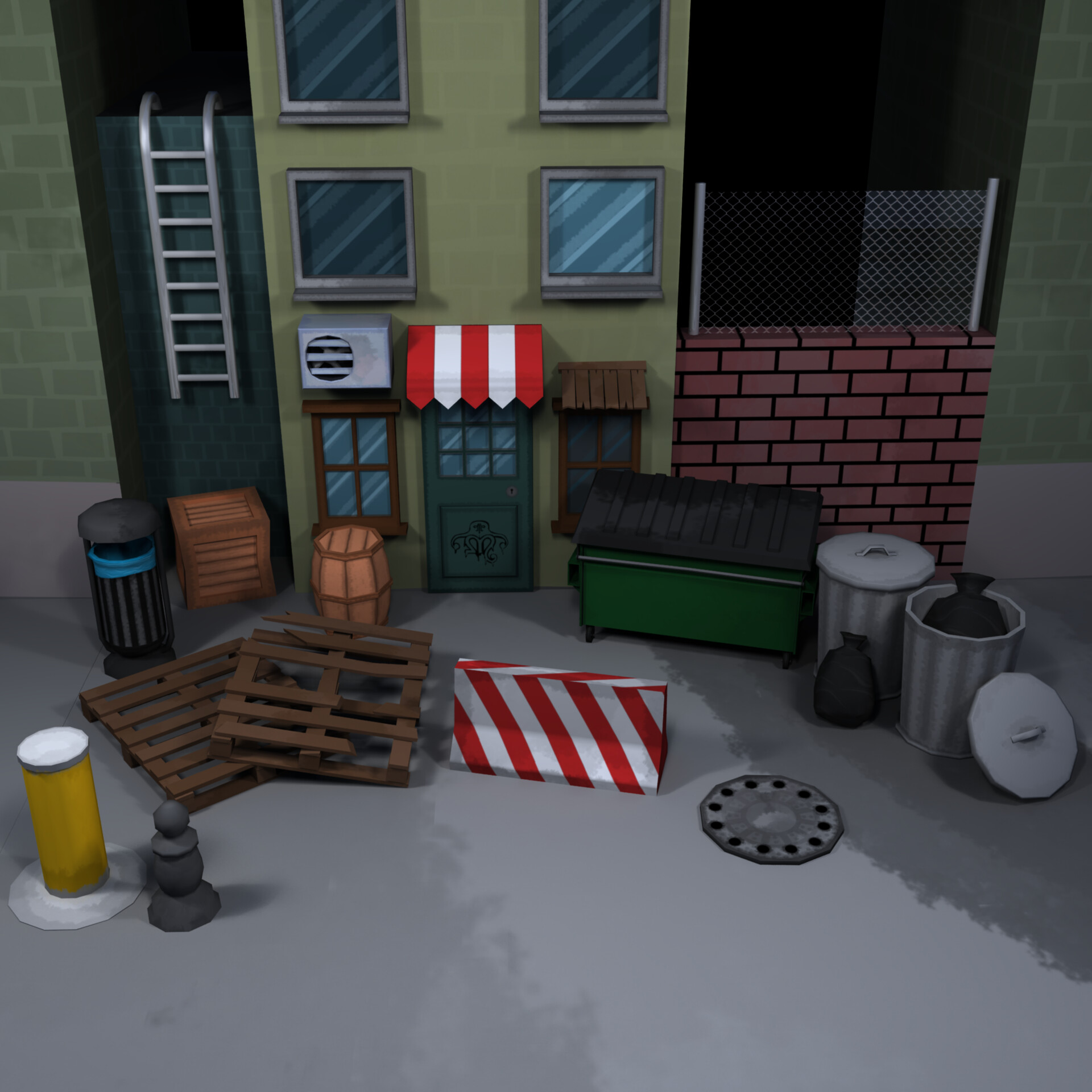 ArtStation - Low Poly Game Assets