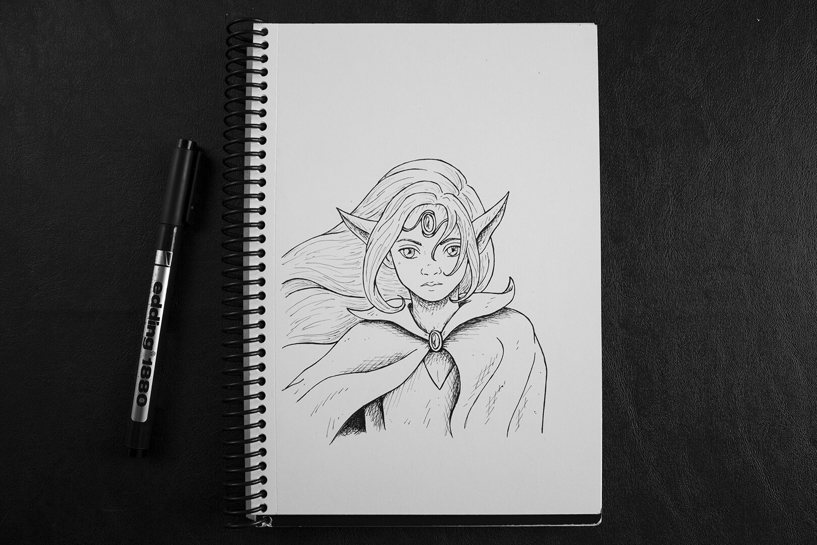 ArtStation - Inktober Day 29! Elf