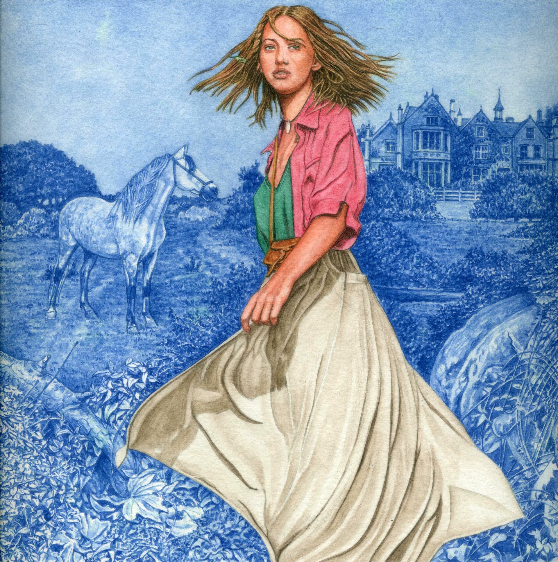 Nancy Drew Illustration