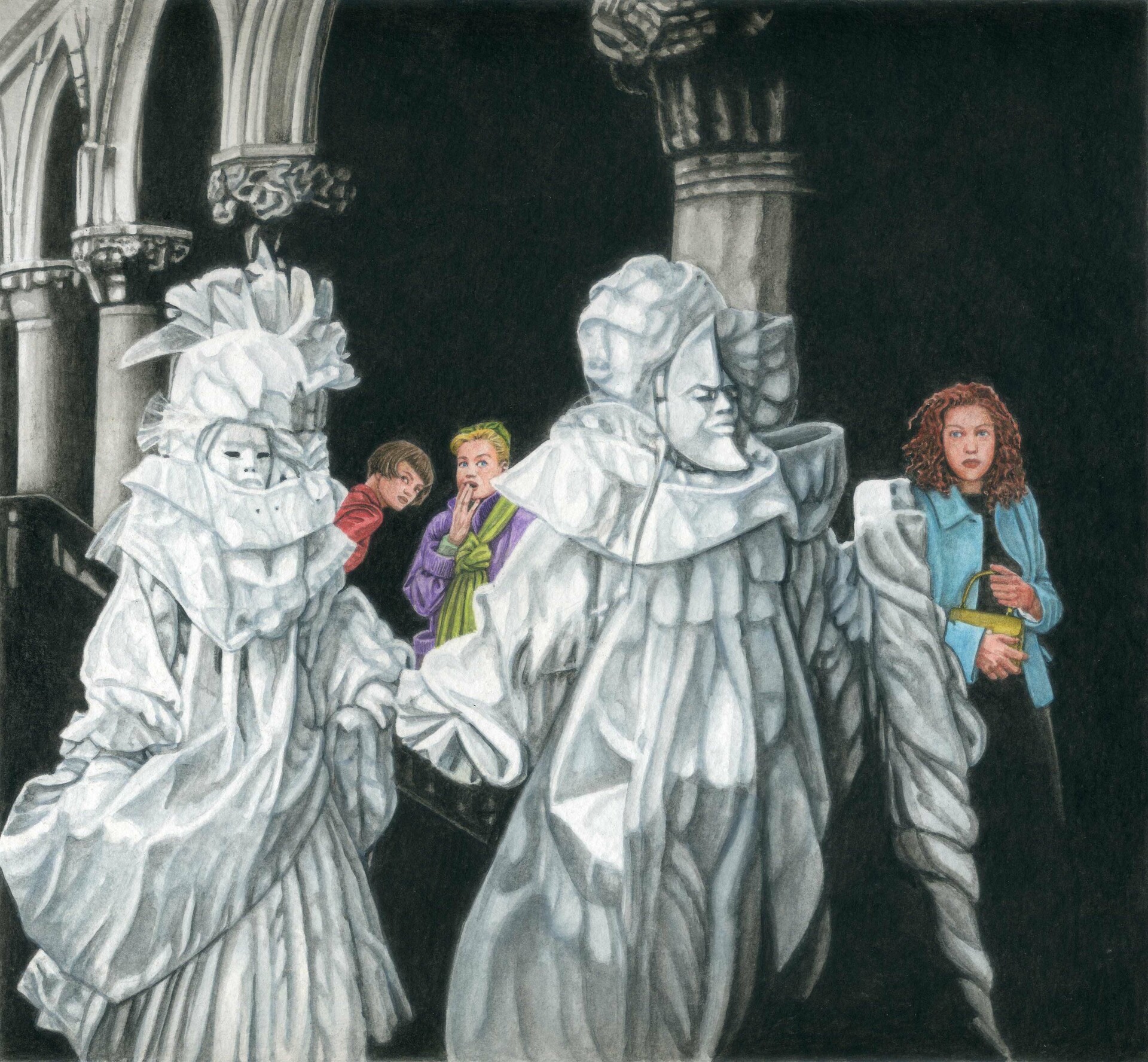 ArtStation - Nancy Drew Book Cover Illustration