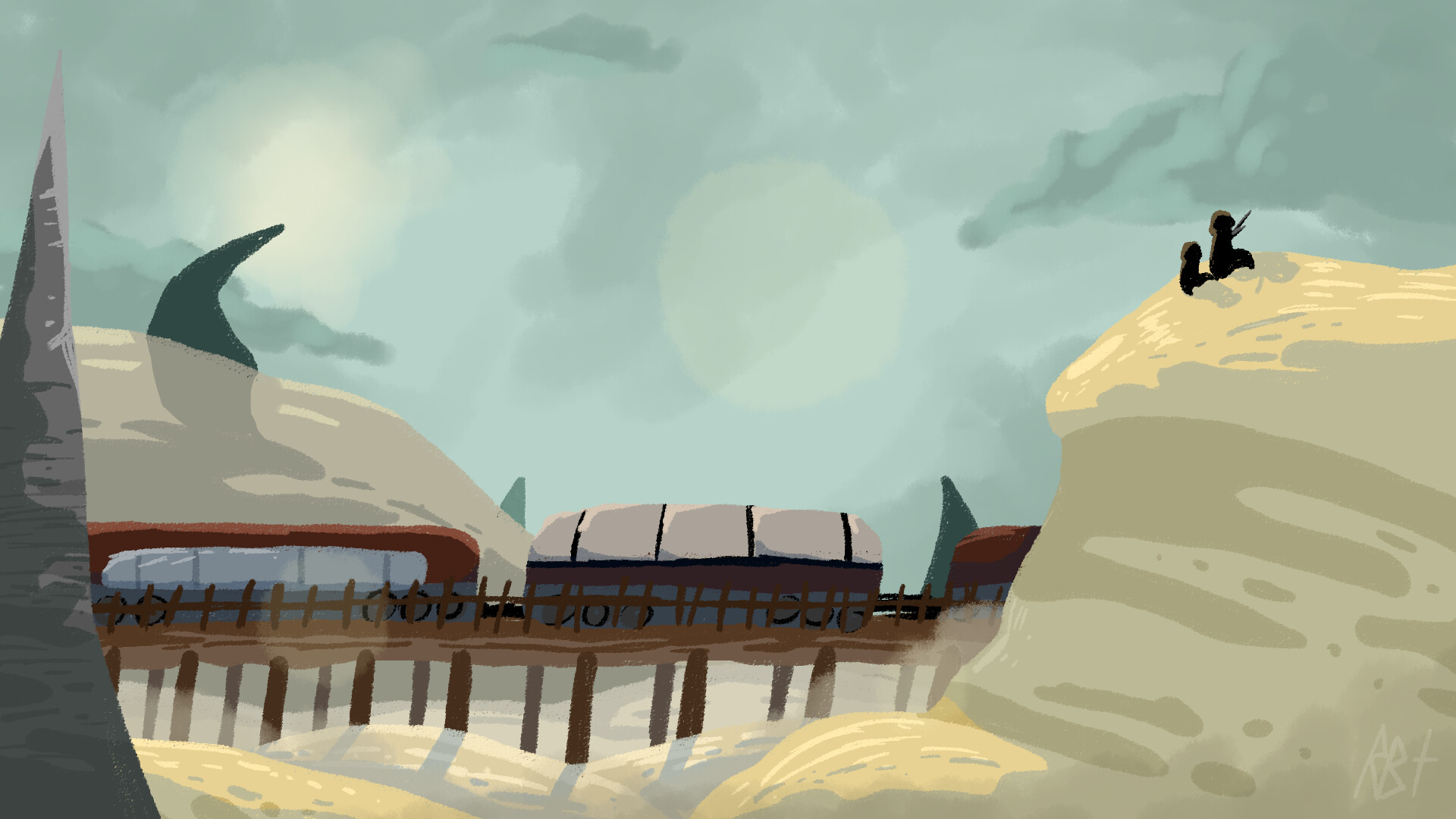 ArtStation - Dusty lands