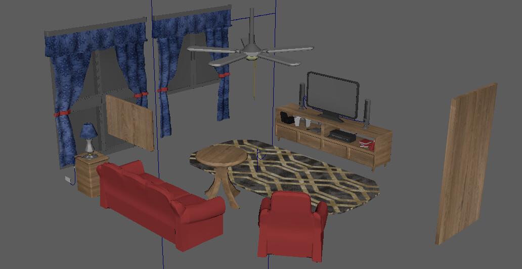 Chris Fenech - Living Room Interior Scene