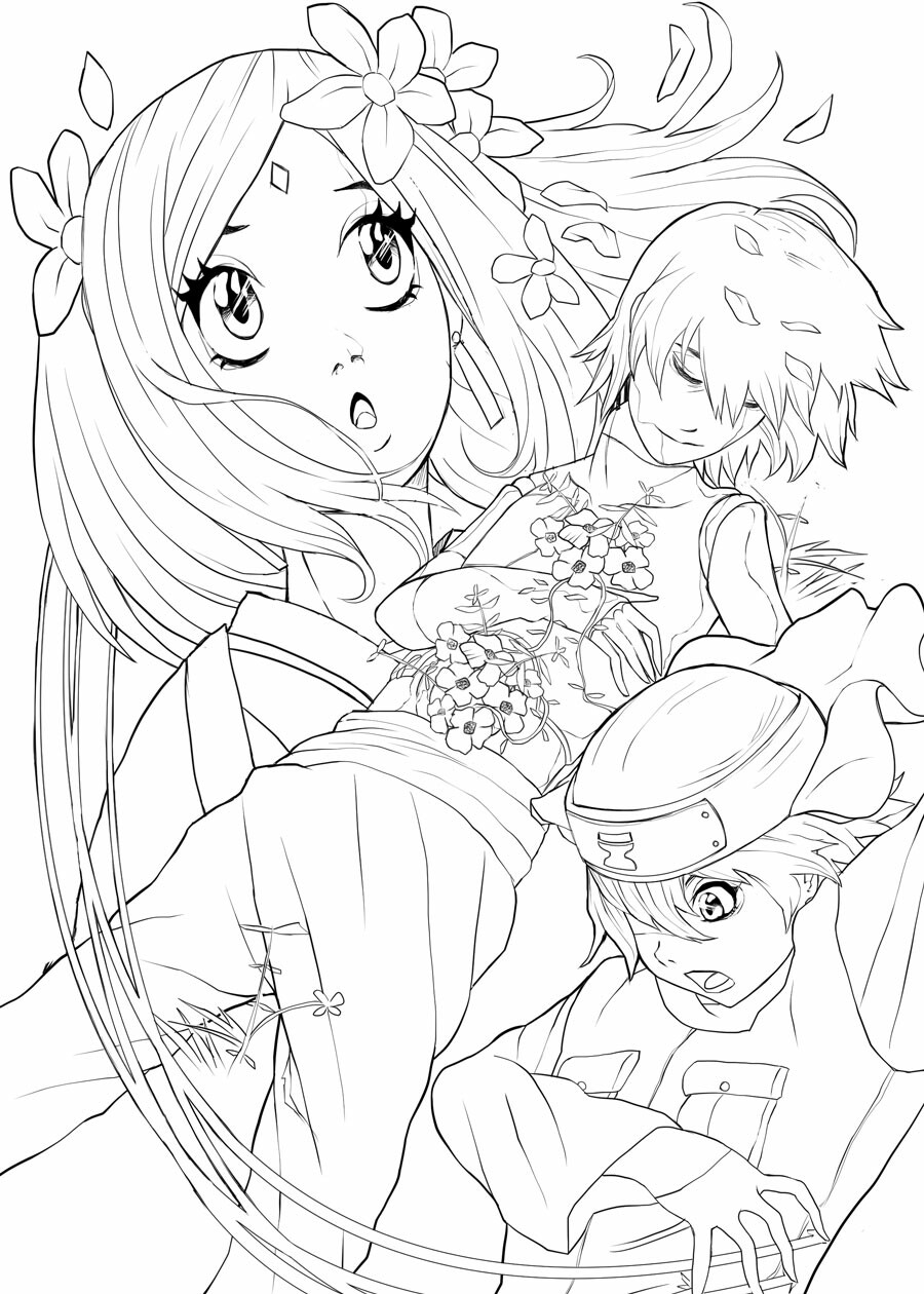 sasori coloring pages