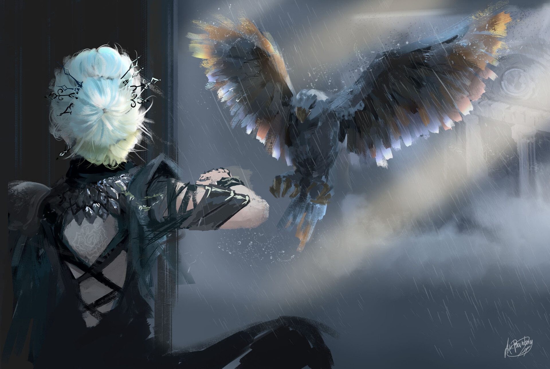 ArtStation - Eagles flies alone