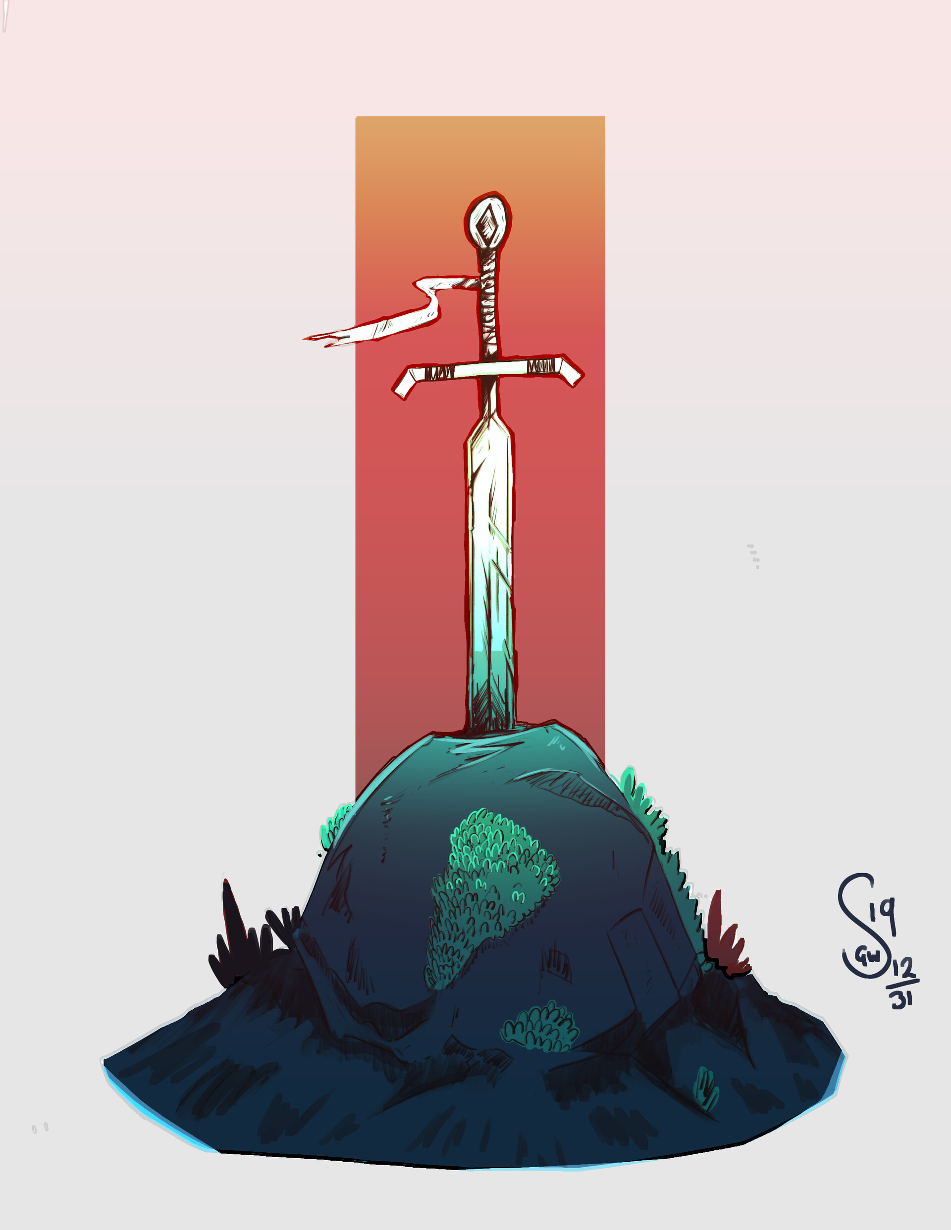 Sion Williams - Inktober 2019 Sketches