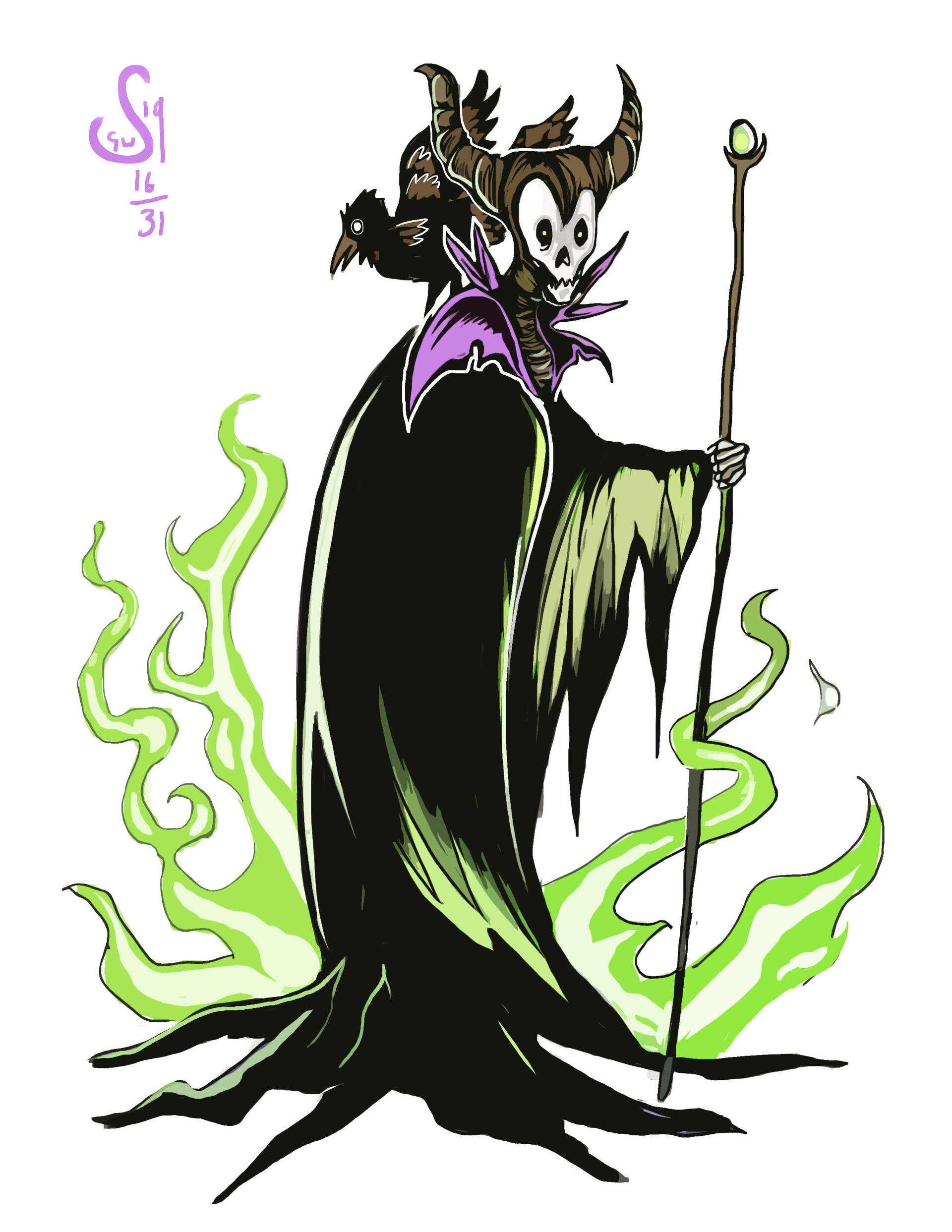 Sion Williams - Inktober 2019 Sketches