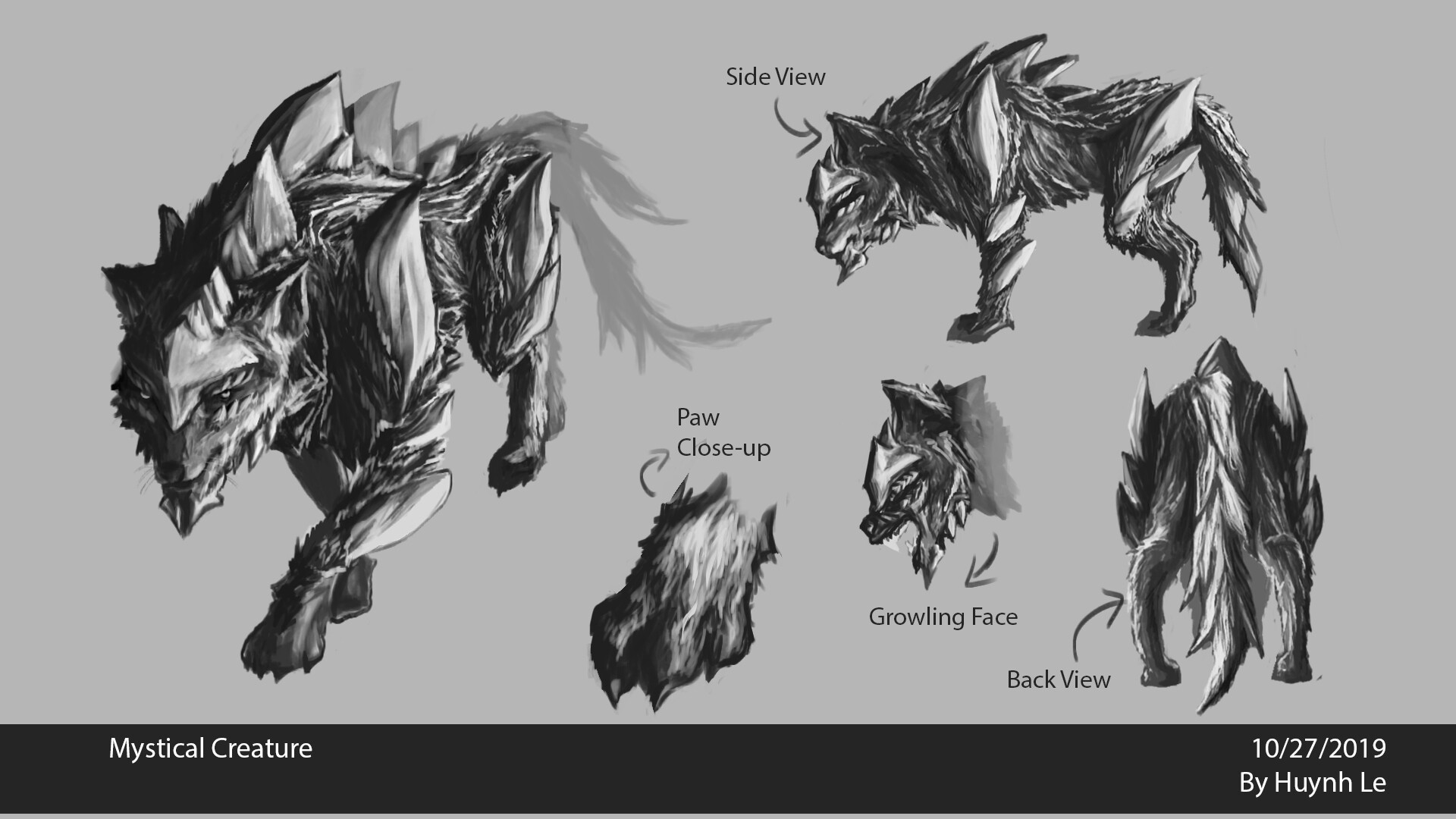 ArtStation - Mystical Creature Concept