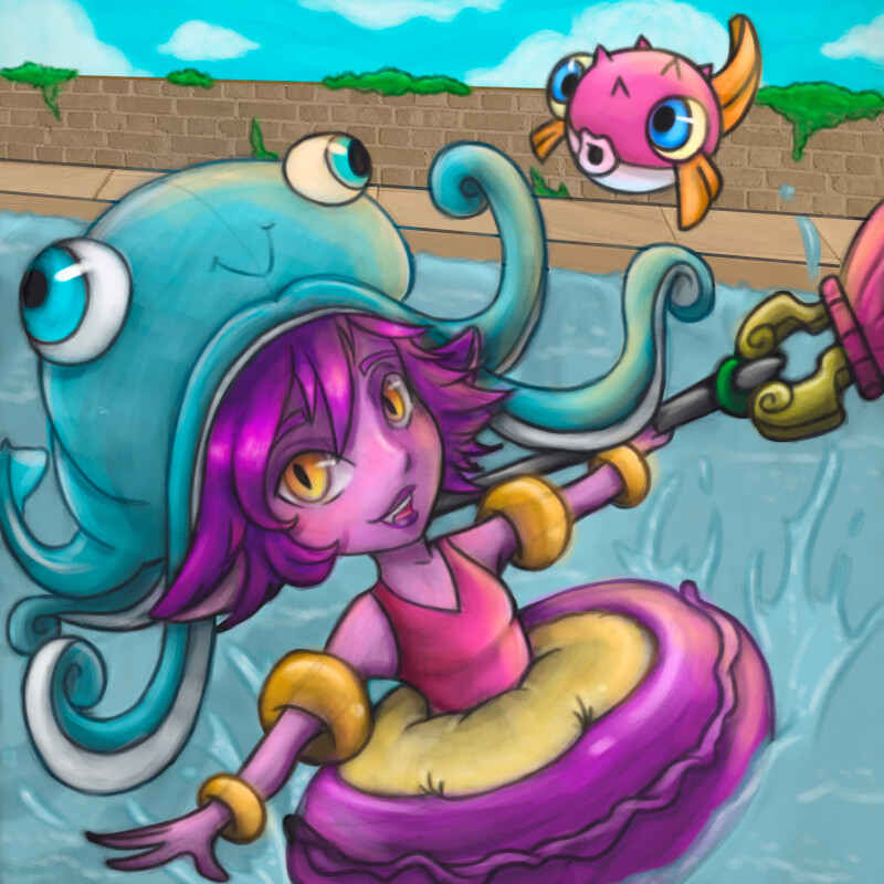 ArtStation - Pool Party Lulu