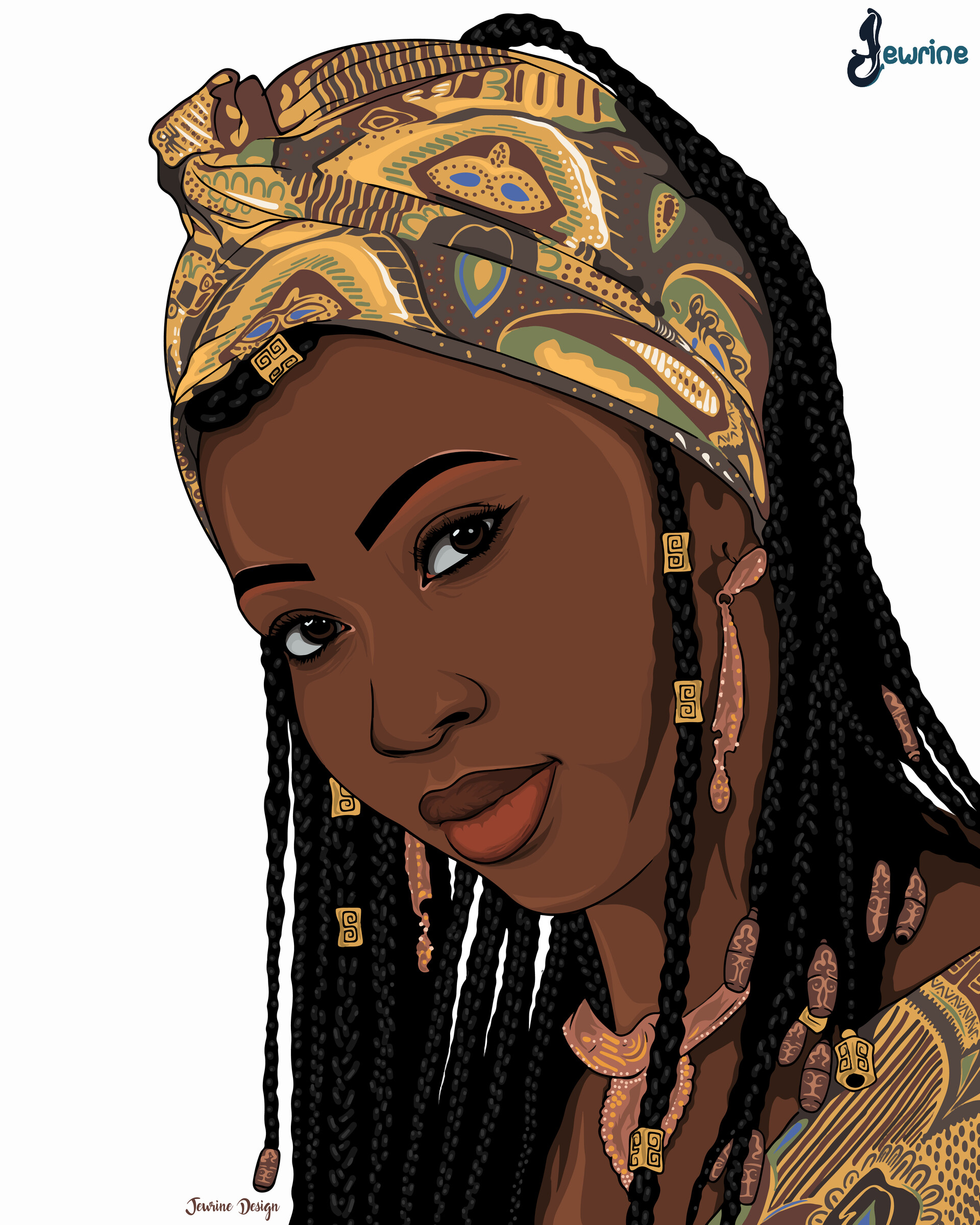 ArtStation - African dress