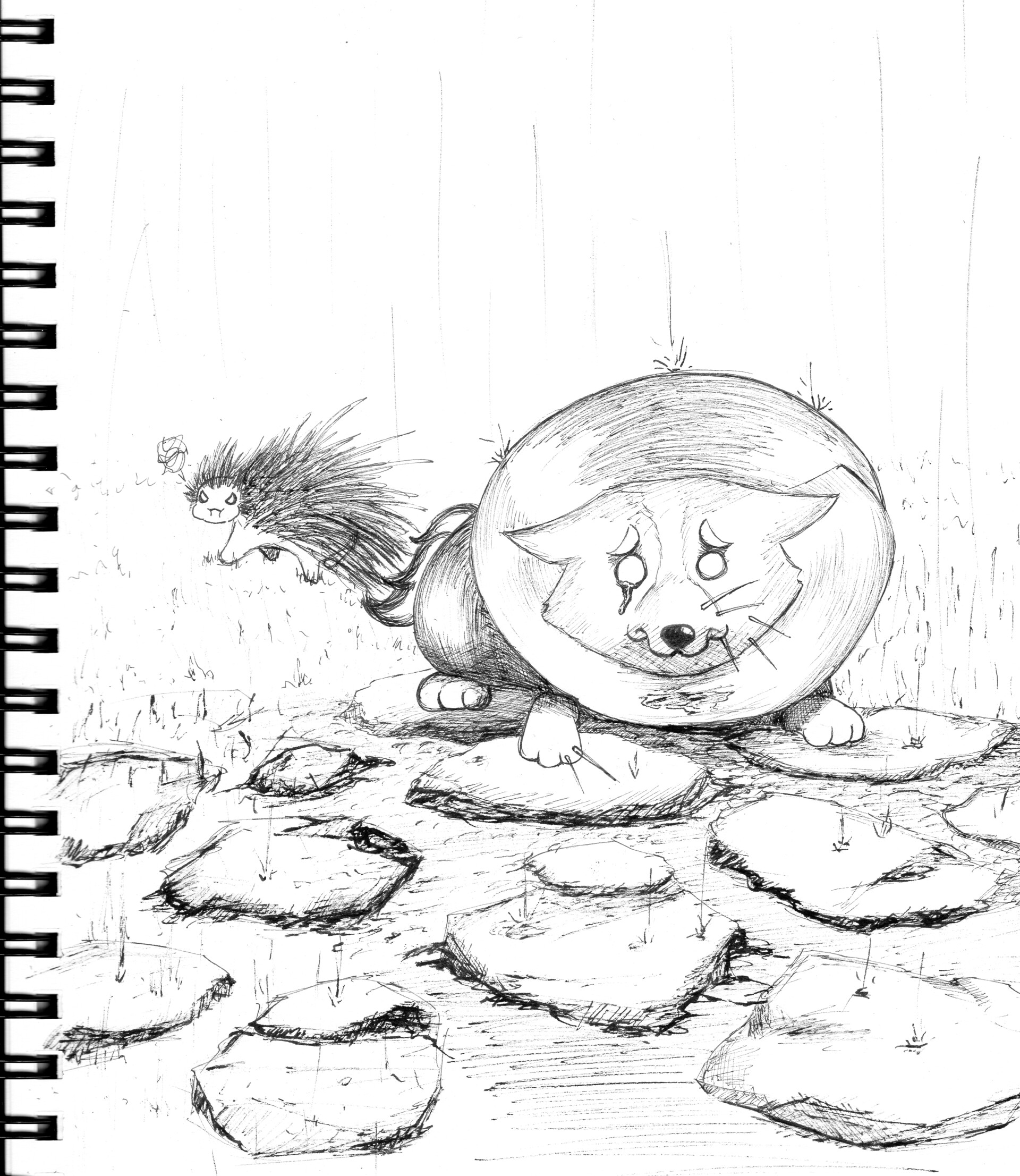 ArtStation - Inktober 2019 Day 29 - Injured