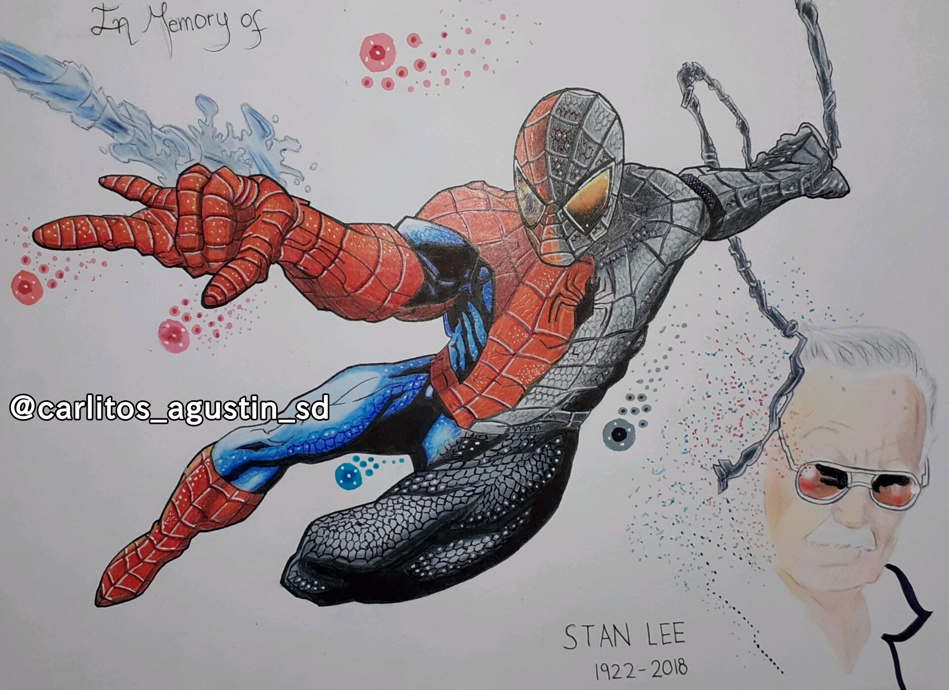 Stan Lee Spiderman Tegning Stan Lee Prosjekter :: Photos, Videos,