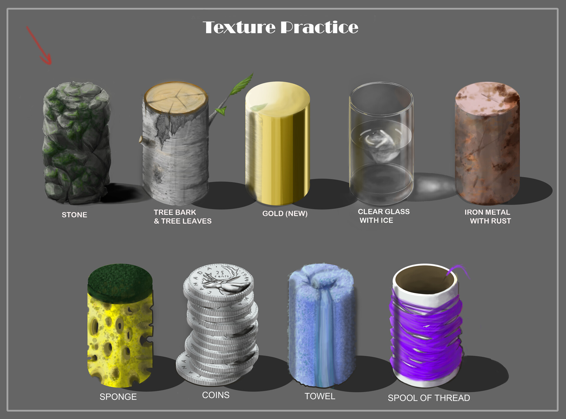 ArtStation - Texture Practice