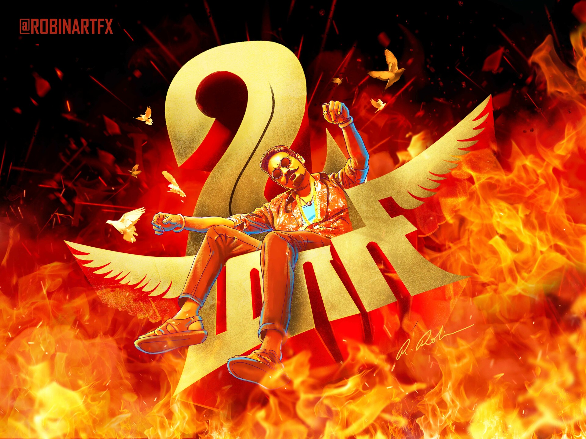 ArtStation - Maari fanart movie posters