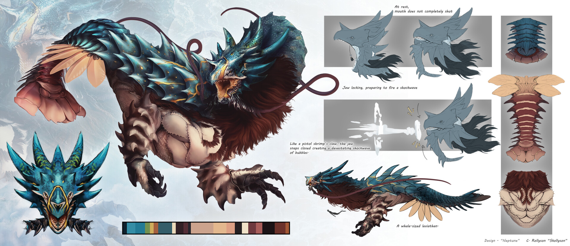 ArtStation - Neptune Dragon Design