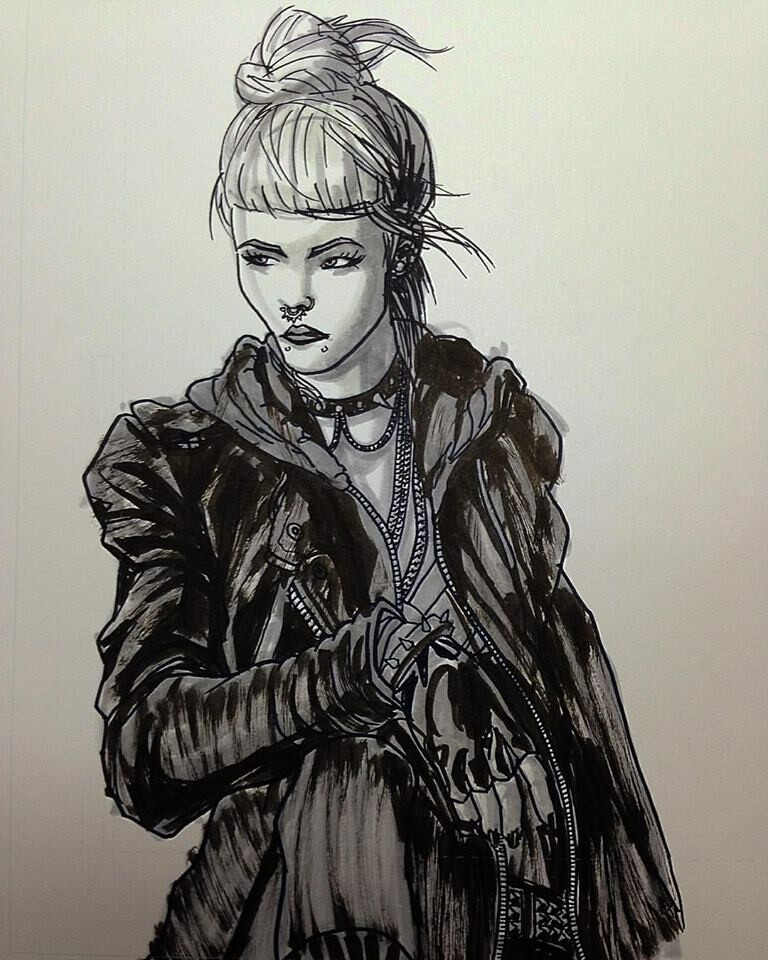 ArtStation - Punker girl