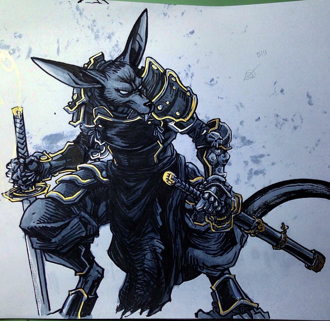 ArtStation - Rat Samurai