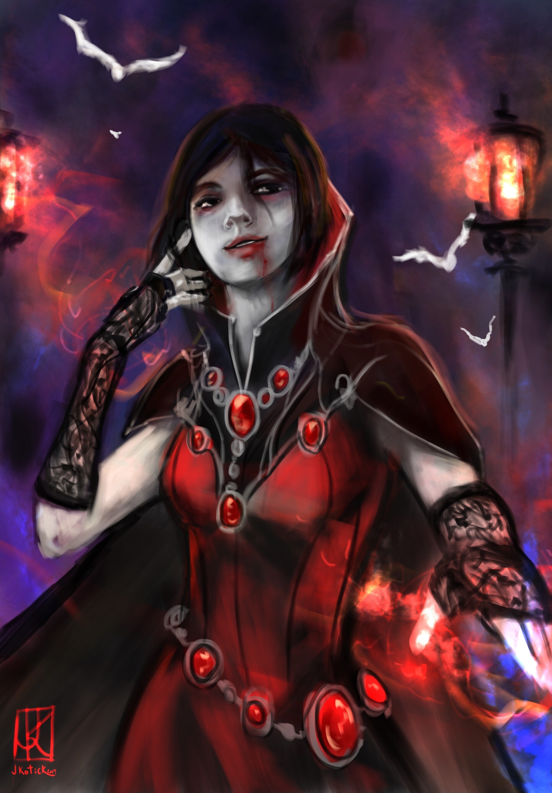 ArtStation - Vampire girl