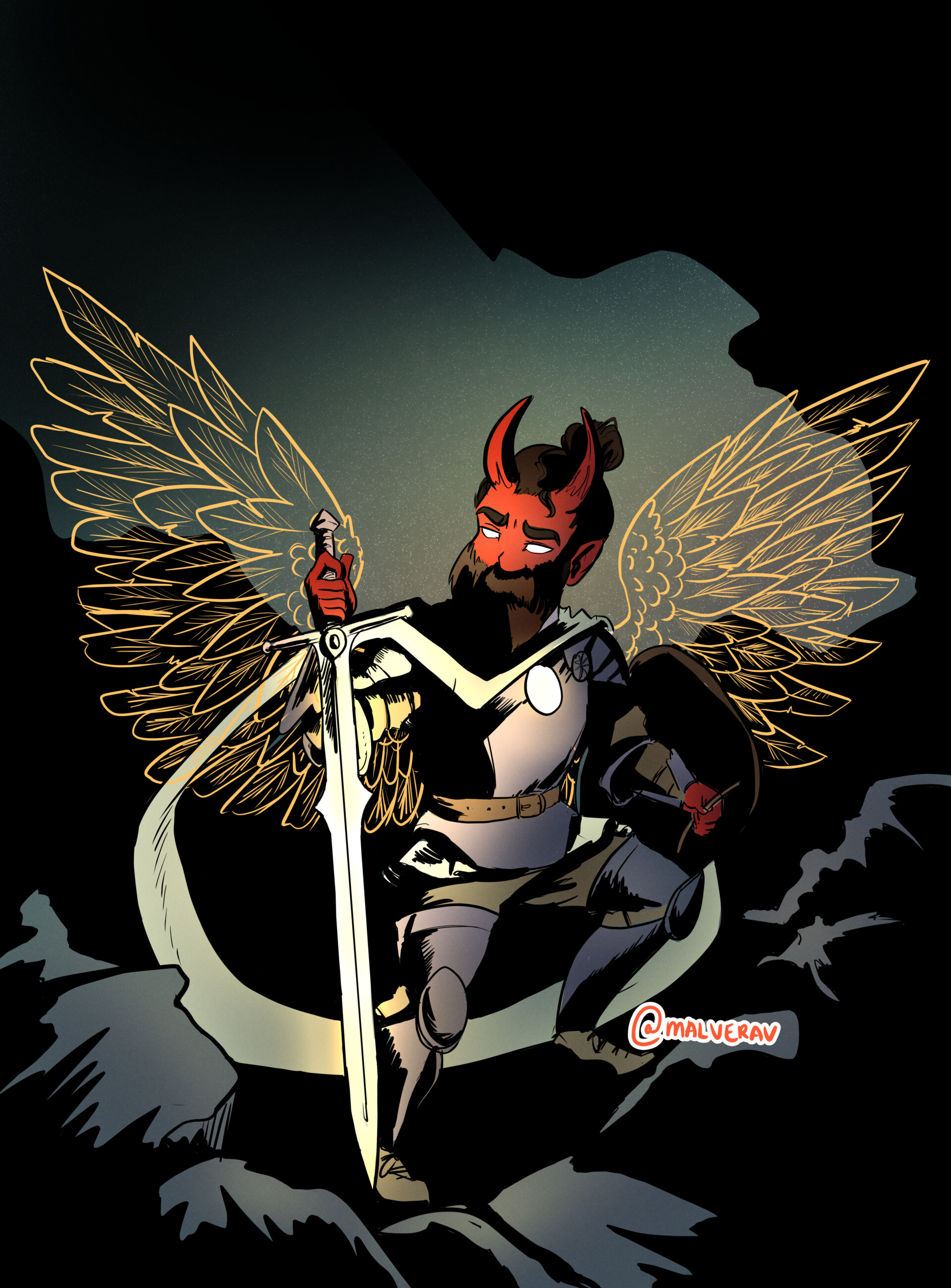 ArtStation - Divinely Touched Tiefling