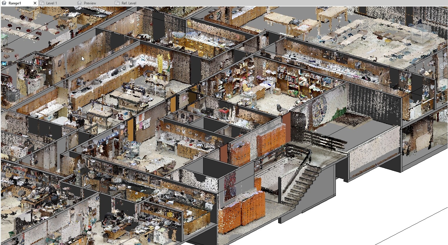ArtStation - BIM model Revit from Laser scan