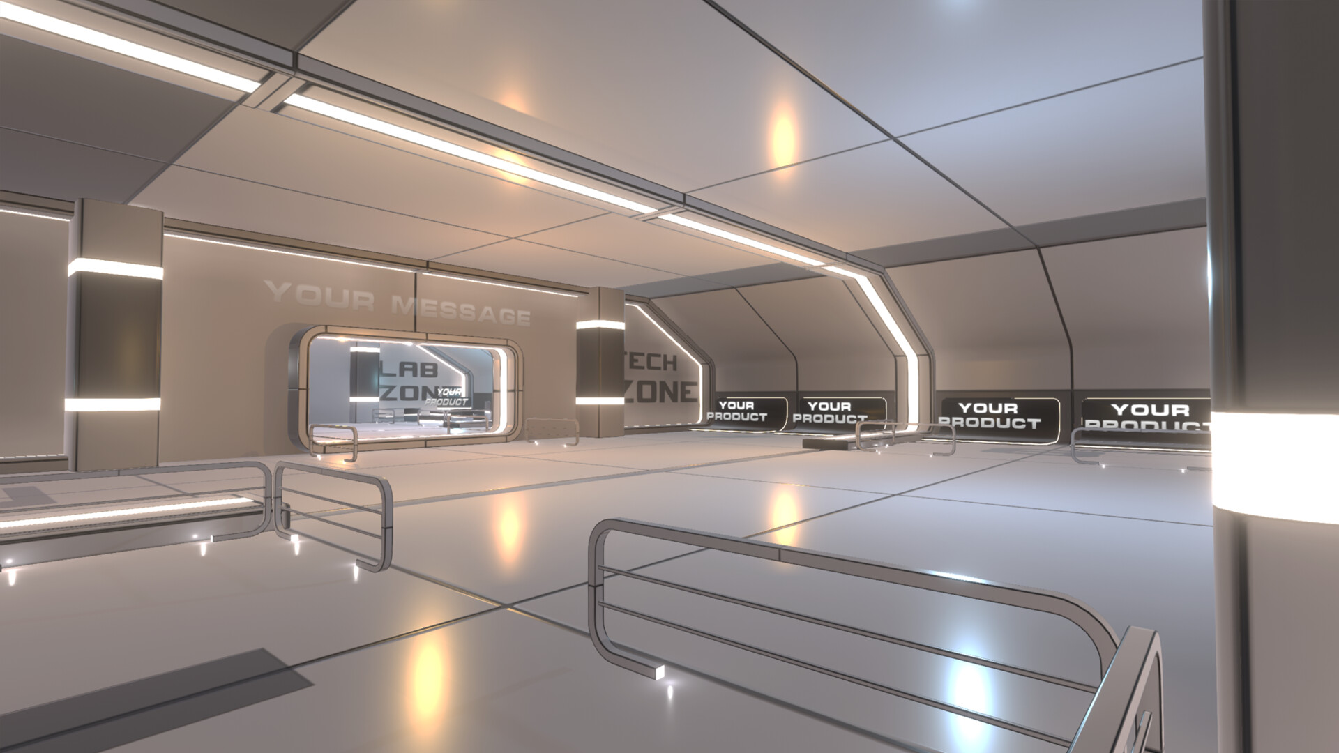 ArtStation - 3D Showroom Level Kit Vol 1