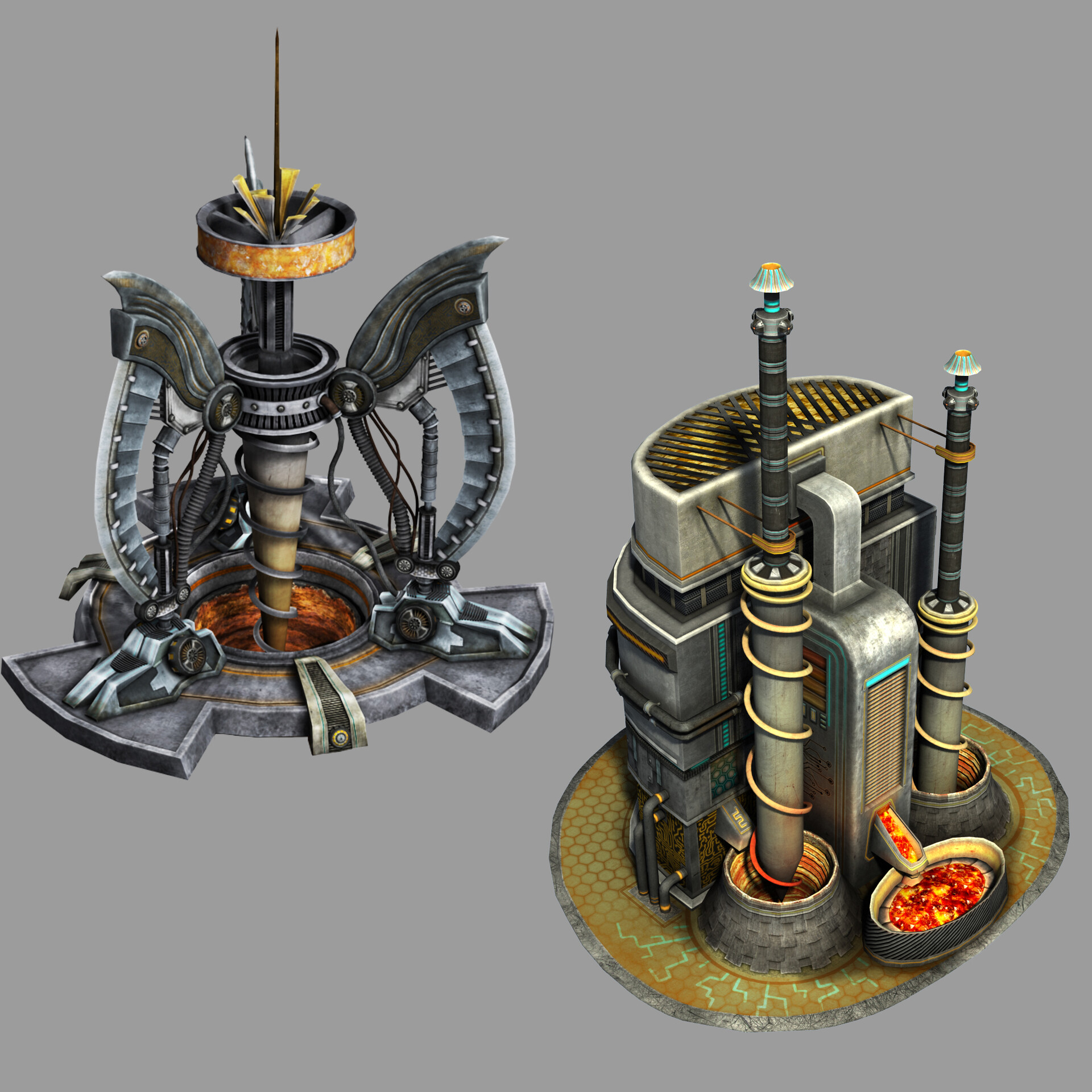 ArtStation - Drilling Rigs